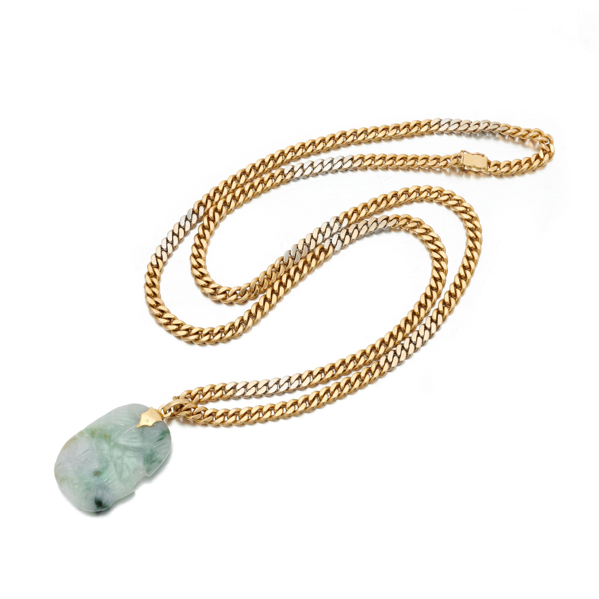 Jade and diamond necklace (Collana in diamanti e giadeite) | Life is ...