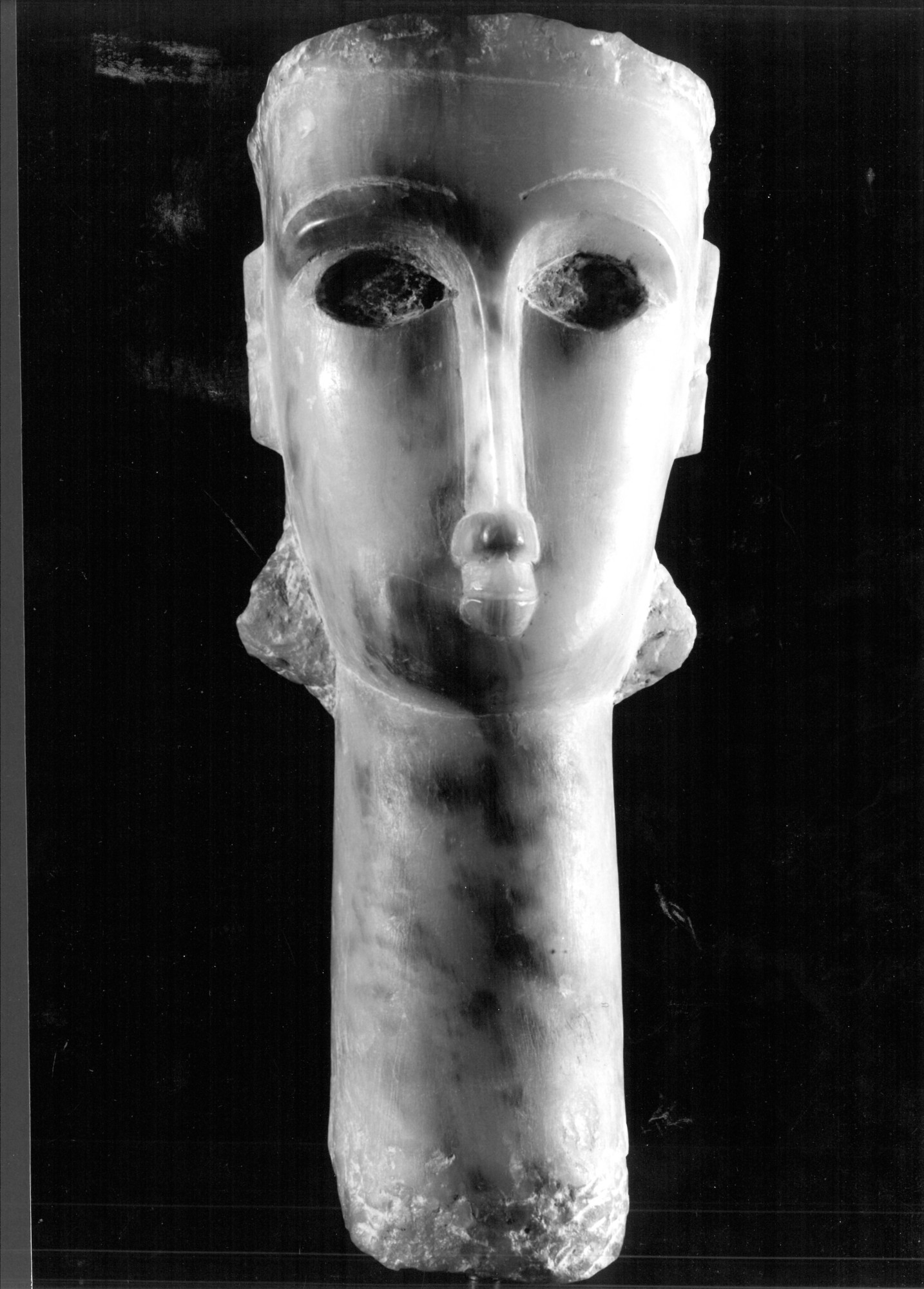 A South Arabian Alabaster Head of a Woman, Qataban, 3rd Century B.C ...