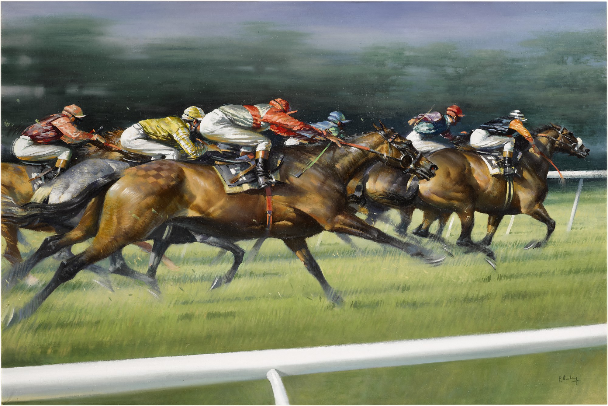 PETER CURLING | SPRINT FINISH | The Collection of Mr. and Mrs. Bertram ...