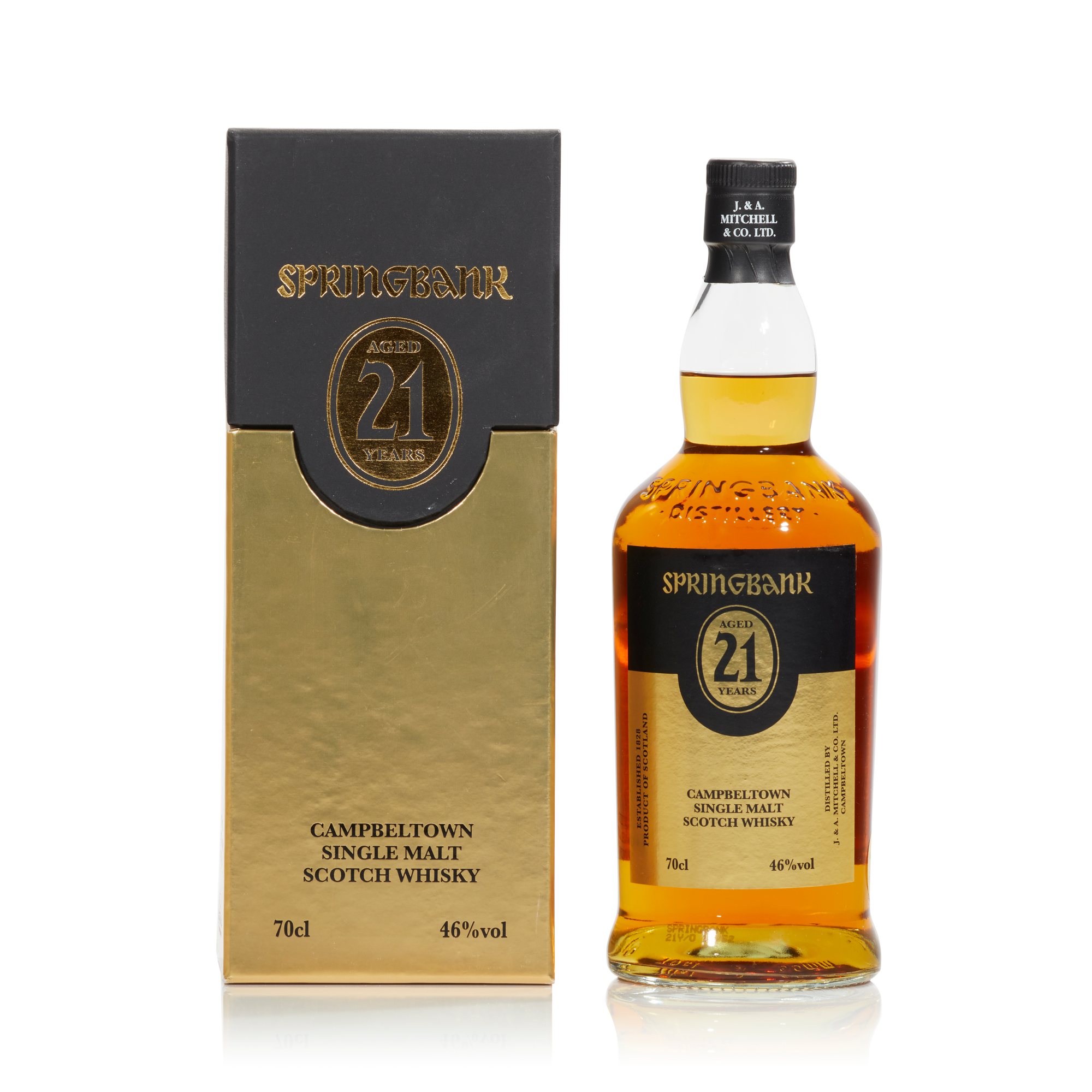 Springbank 21 Year Old 46.0 abv NV (1 BT70) | The Timeless Whisky ...