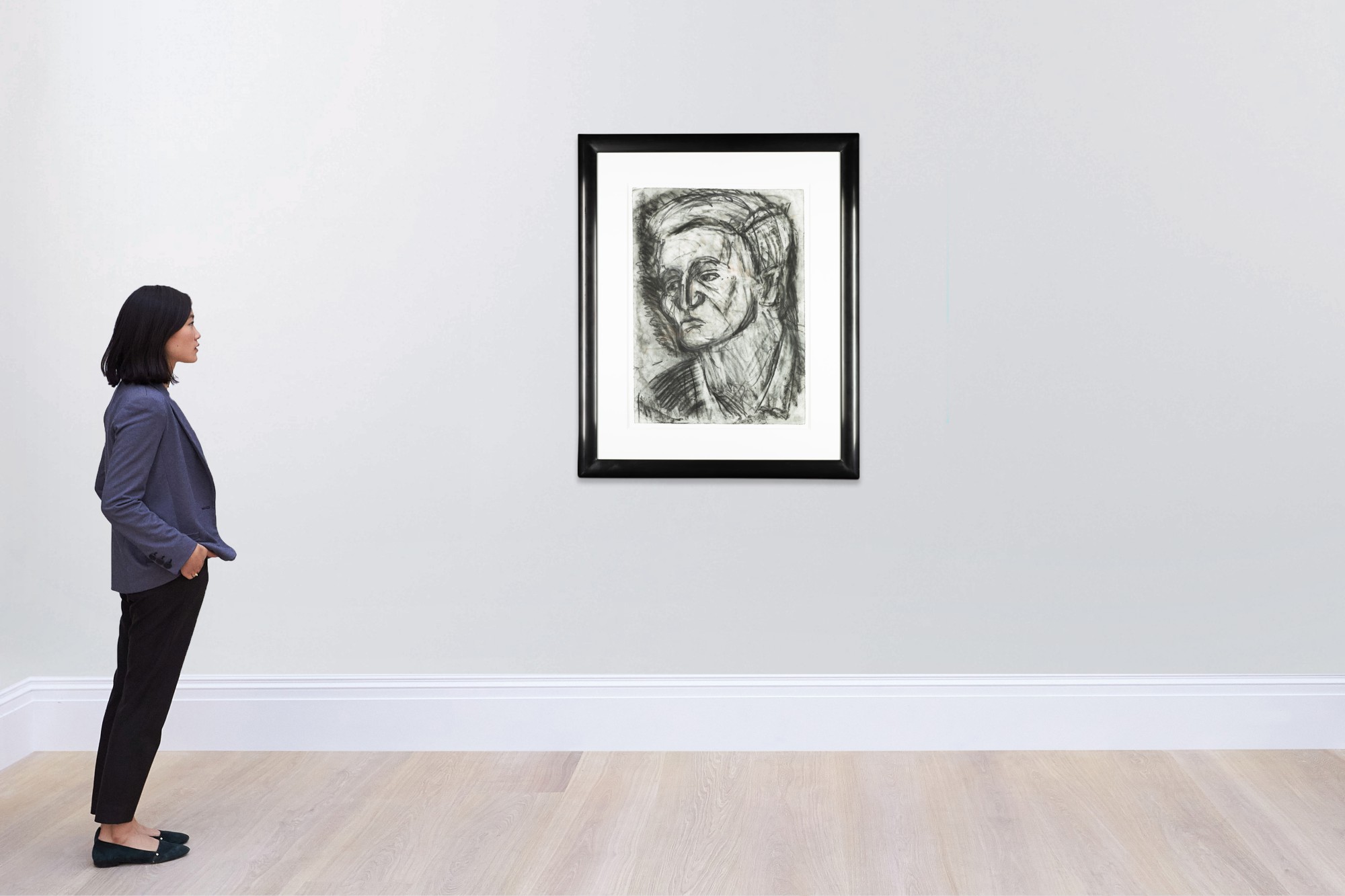 LEON KOSSOFF | HEAD OF JOHN LESSORE | Modern & Post-War British Art Day ...