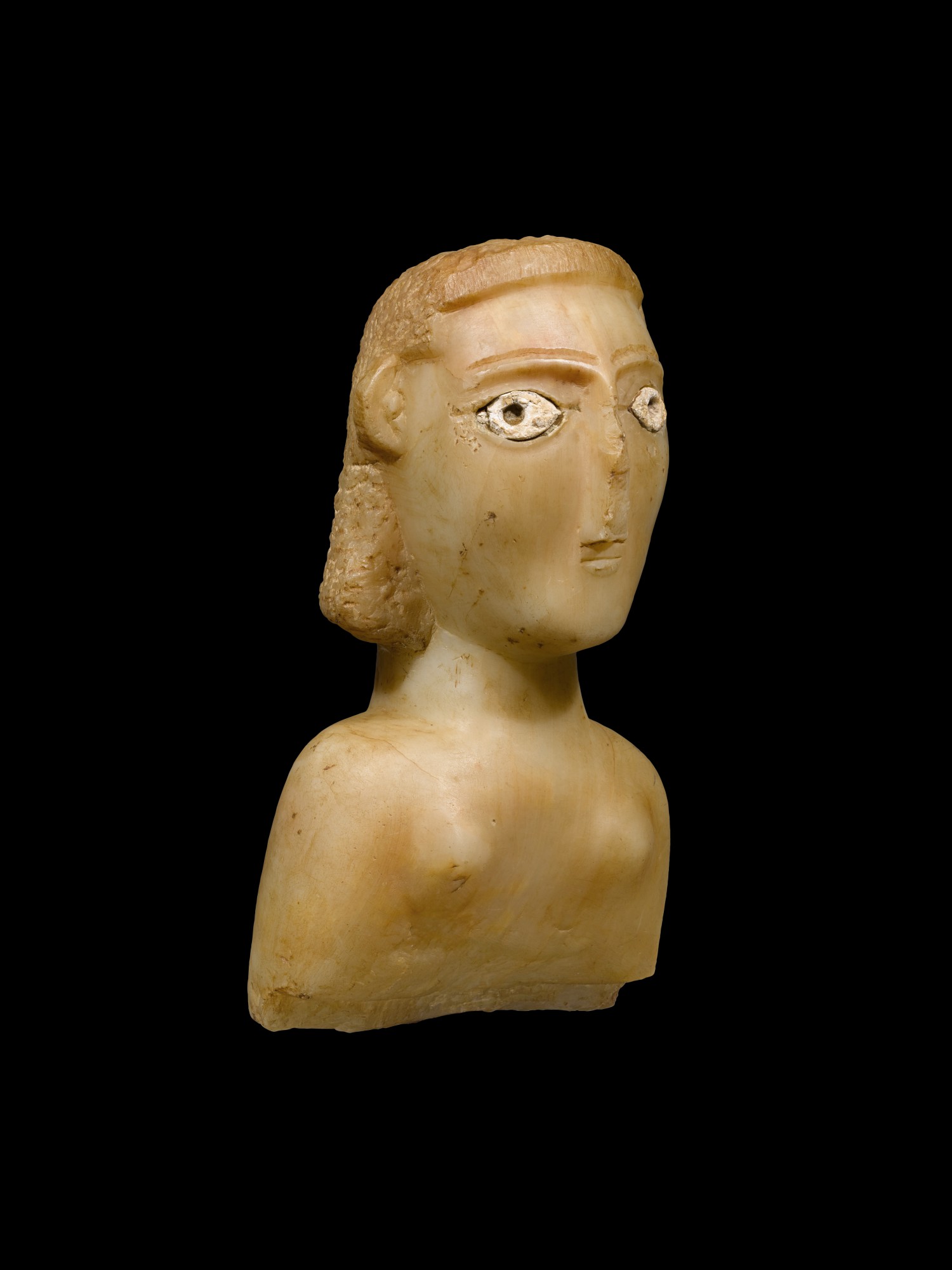 A South Arabian Alabaster Bust of a Woman, Qataban, 3rd Century B.C ...