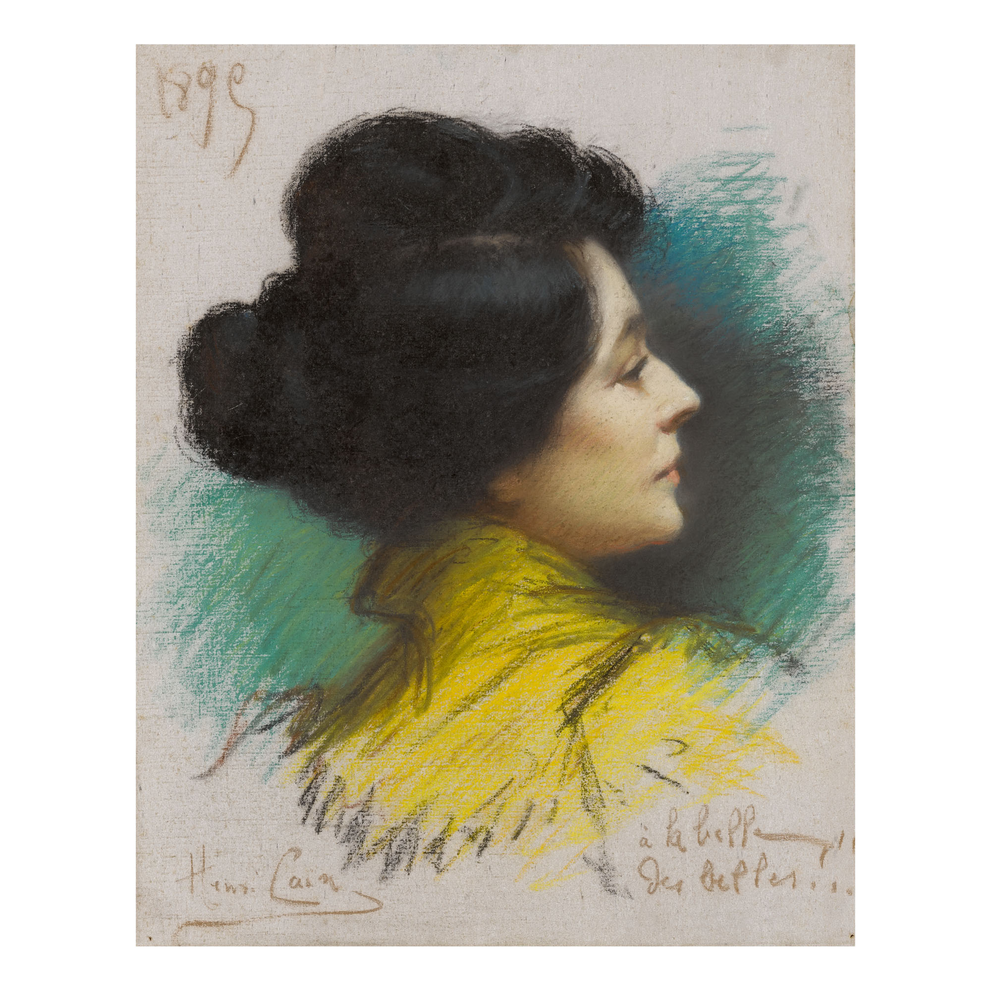 HENRI CAIN | PORTRAIT OF A WOMAN IN PROFILE | European Paintings ...