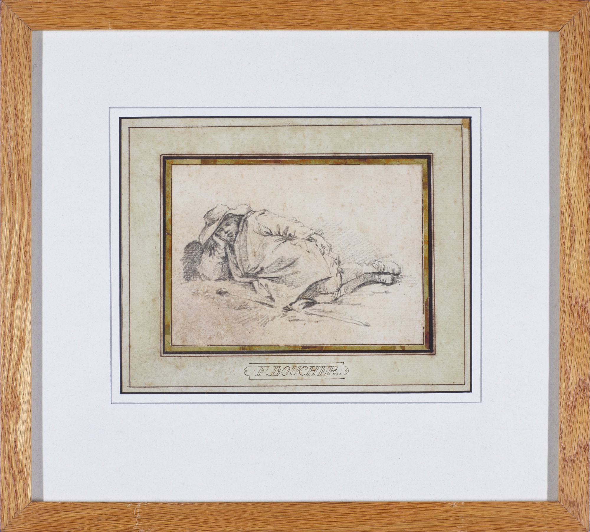 ATTRIBUTED TO FRANÇOIS BOUCHER | A young shepherd asleep | Old Master ...