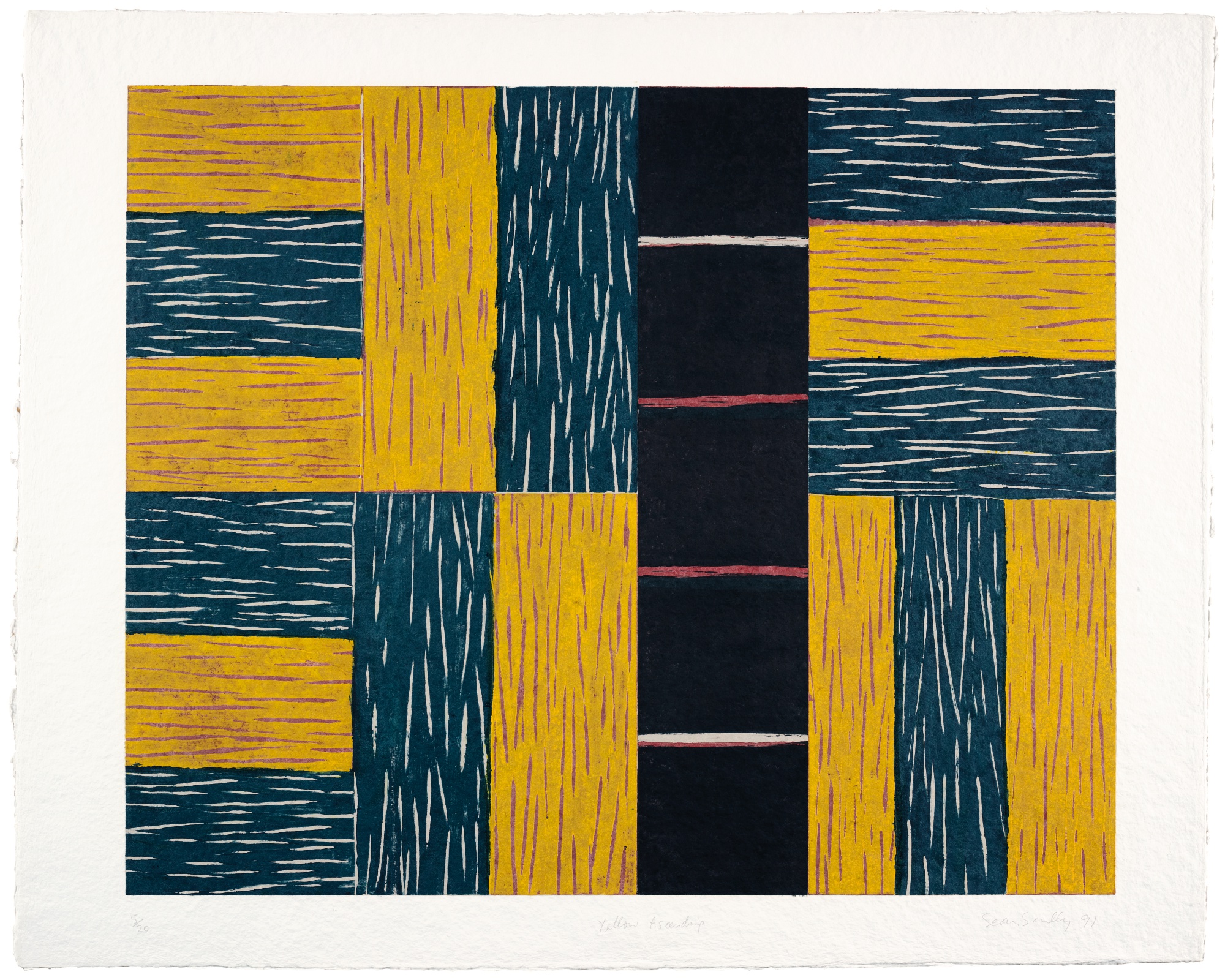 SEAN SCULLY | YELLOW ASCENDING | Prints & Multiples | 2020 | Sotheby's
