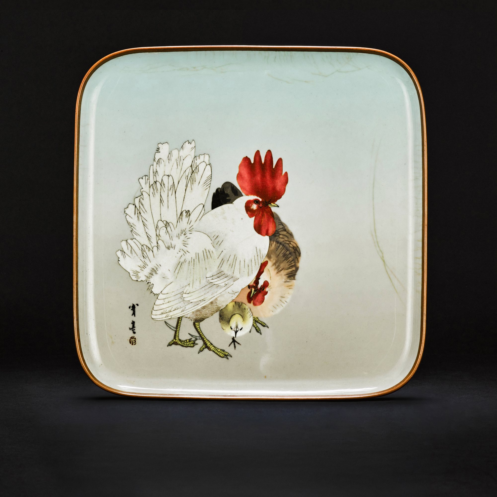 A cloisonné enamel dish | Attributed to the workshop of Namikawa Sosuke ...