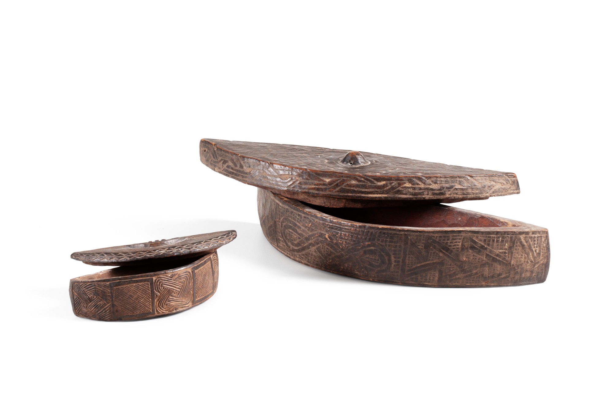 FOUR KUBA BOXES, DEMOCRATIC REPUBLIC OF THE CONGO [QUATRE COUPES ET ...