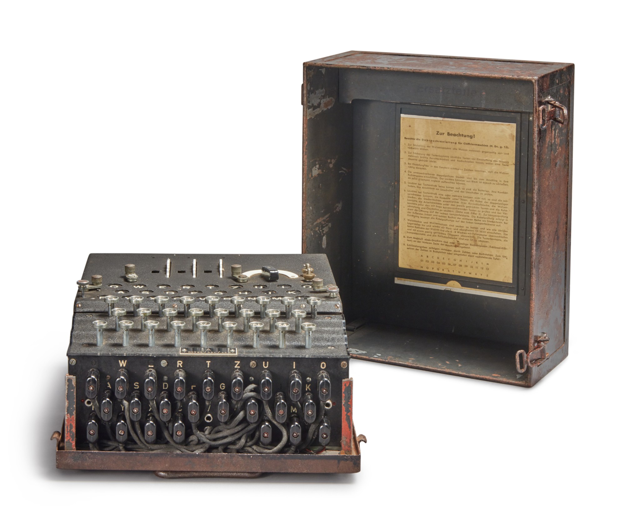 A Fully Operational Enigma I in Original Condition | History of Science ...