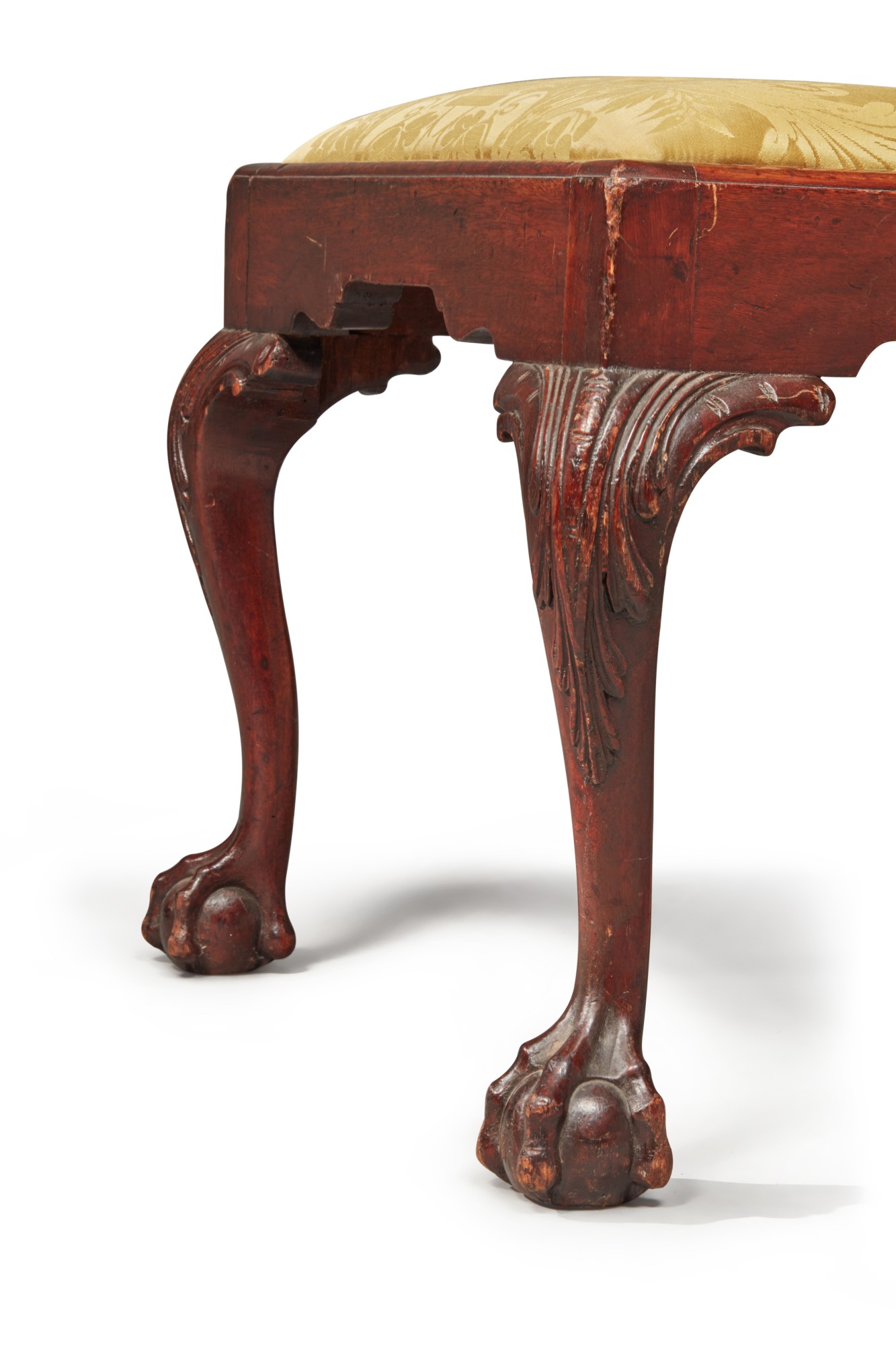 Very Fine and Rare Chippendale Carved Mahogany Side Chair, possibly by ...