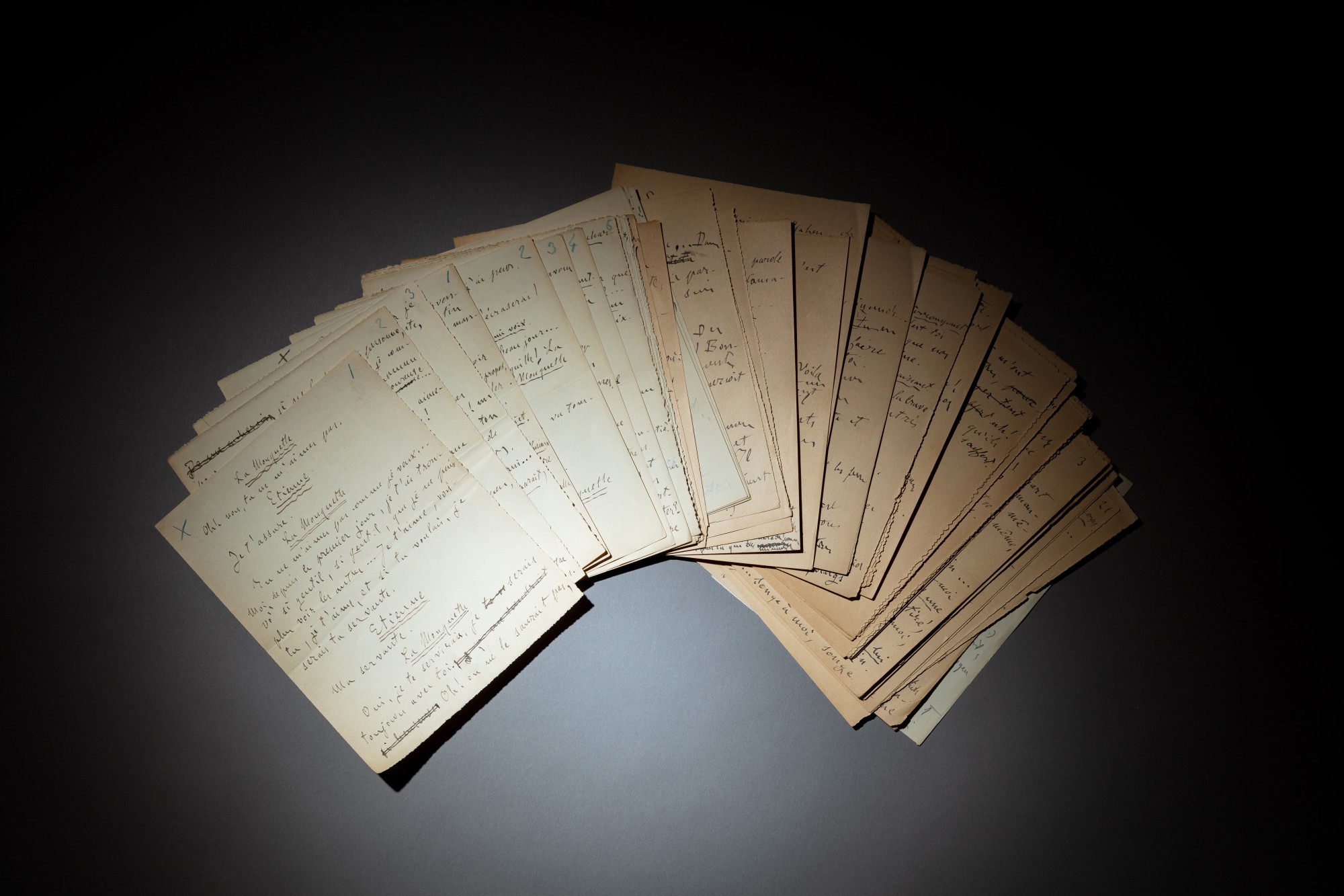 Germinal [1885]. Manuscrit autographe de l'adaptation théâtrale. Le ...