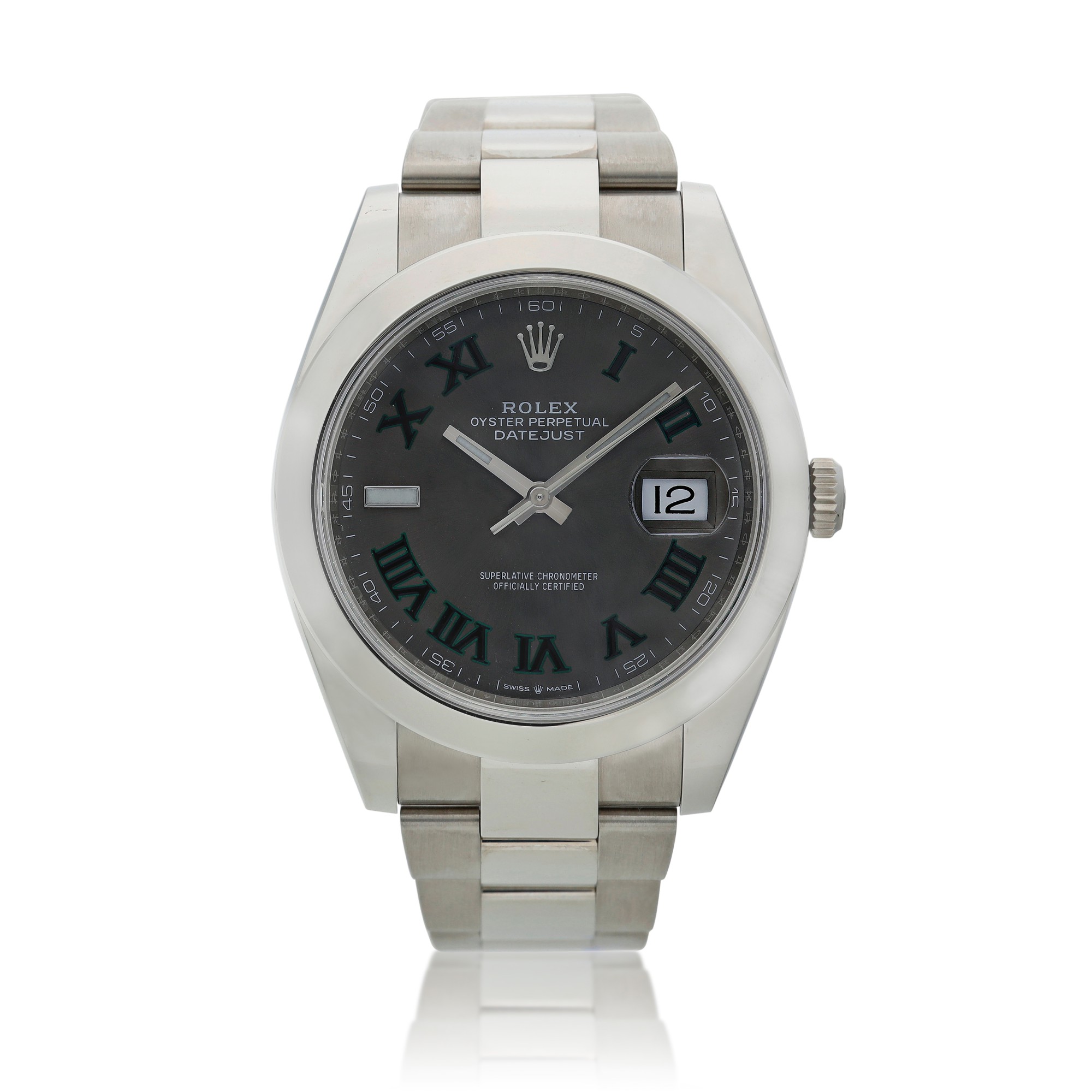 Reference 126300 Datejust, A stainless steel automatic wristwatch with ...