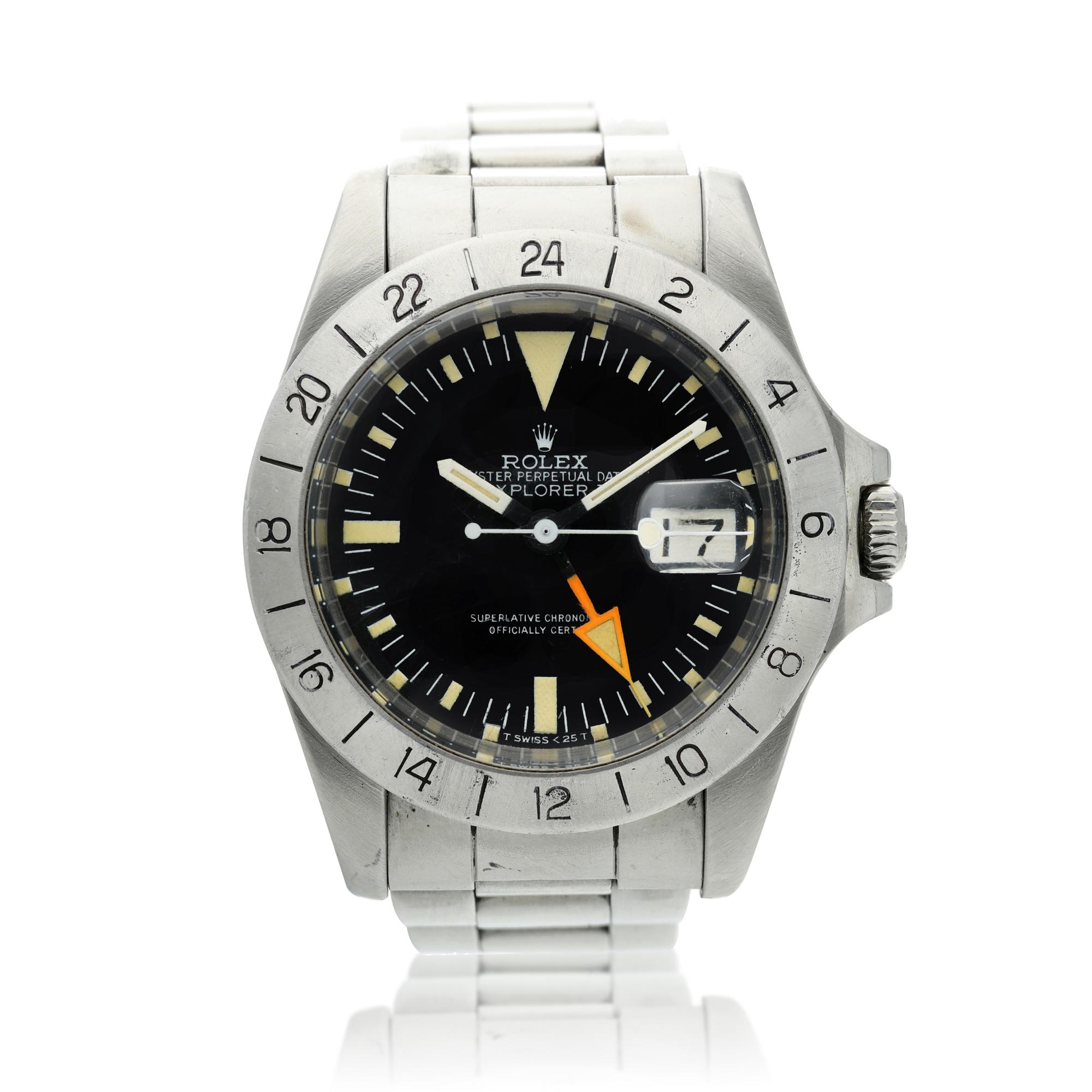 Reference 1655 Explorer II A stainless steel automatic dual time ...