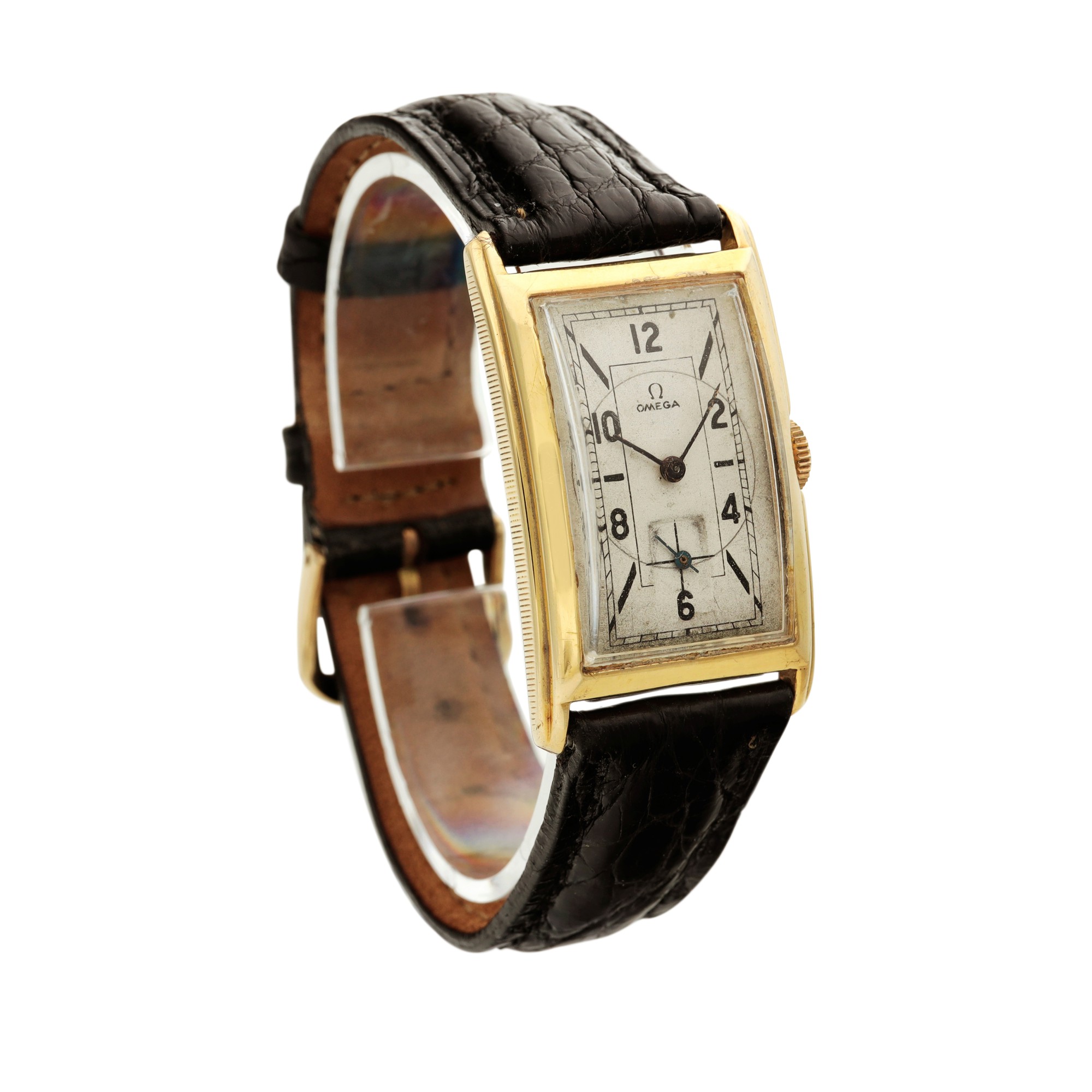 A yellow gold rectangular wristwatch, Circa 1940 | Fine Watches | 2022 ...