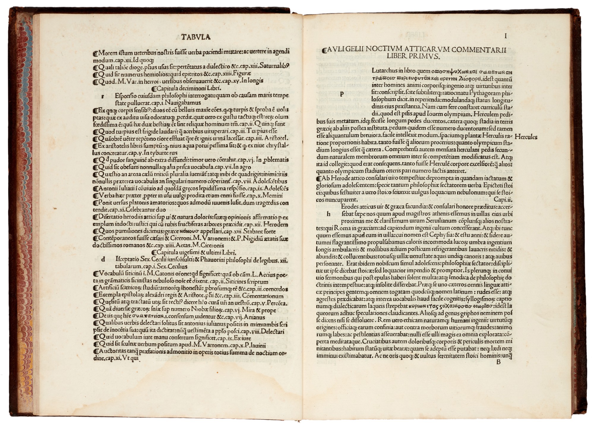 Aulus Gellius, Noctes Atticae, Venice, 1500, later calf | Music and ...