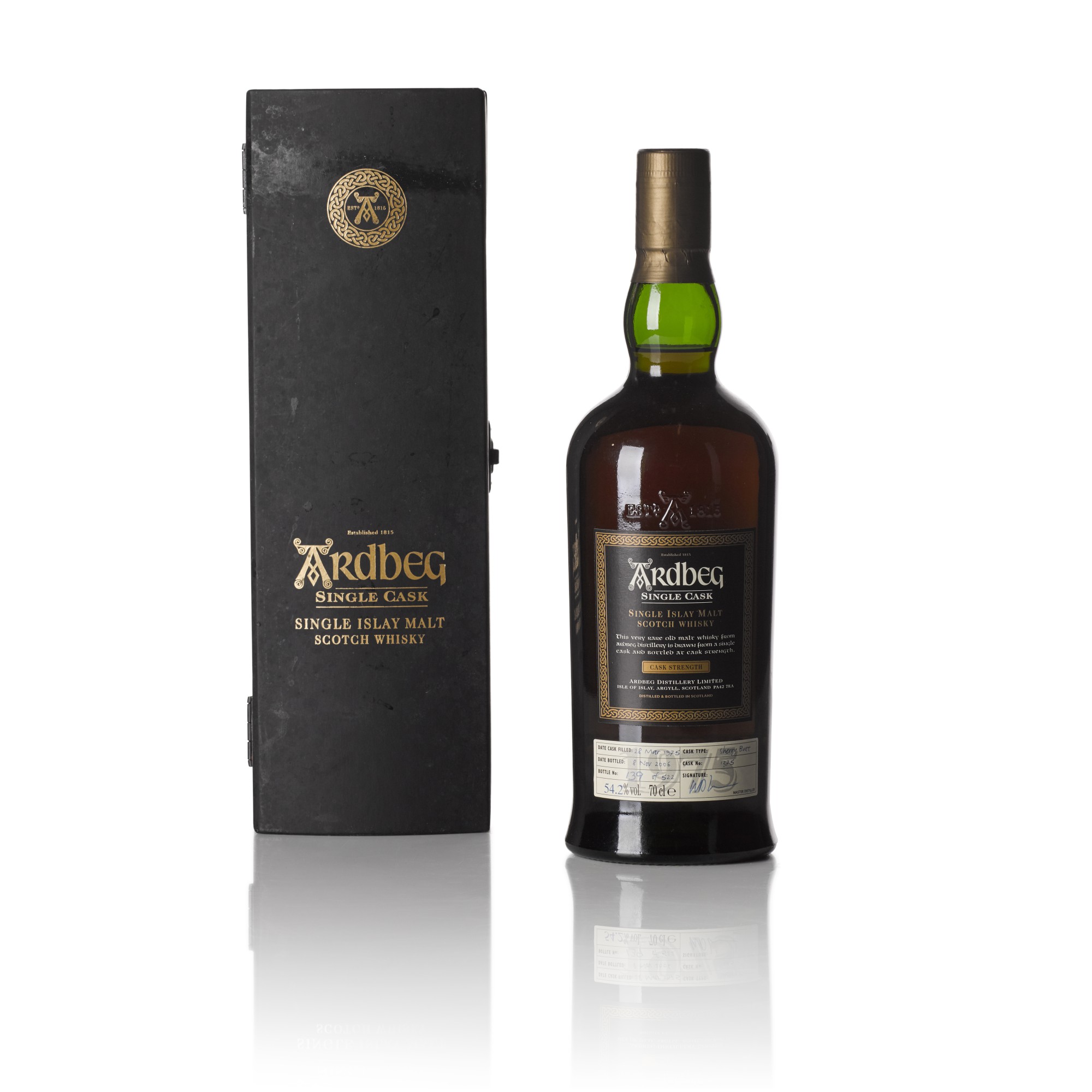 Ardbeg Single Cask #1375 54.2 abv NV | The Ultimate Whisky Collection ...