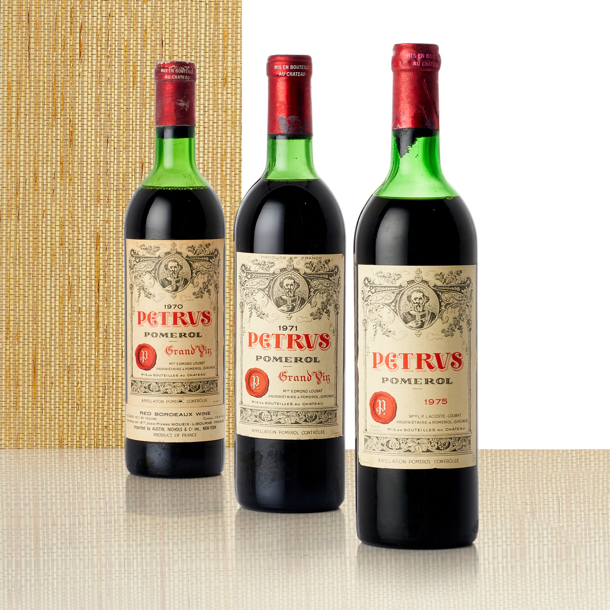 Petrus 1971 (1 BT) | Magnificent Bordeaux From The Cellar of Sir ...