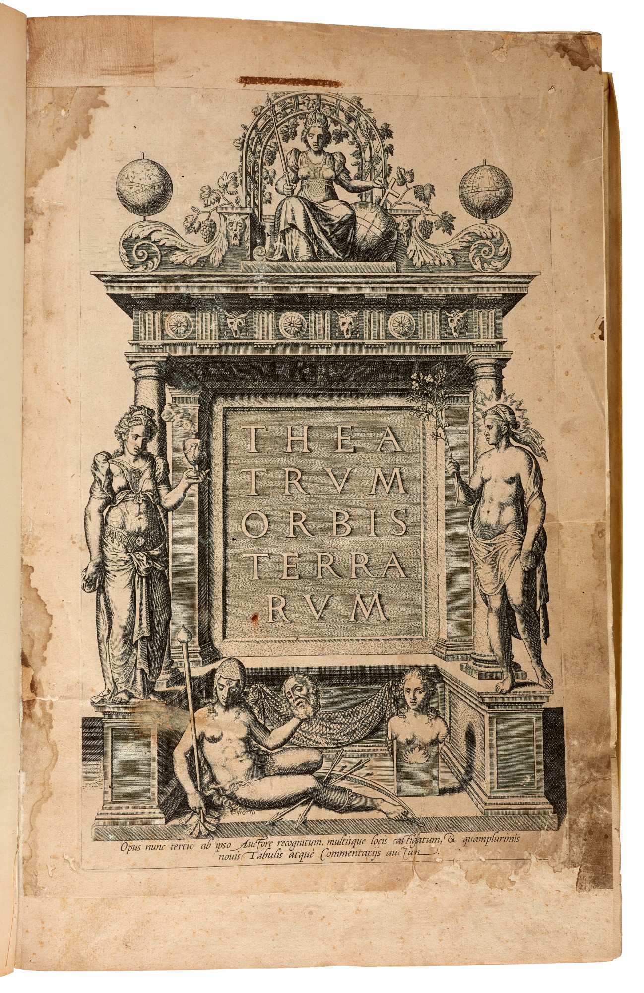 ORTELIUS | Theatrum orbis terrarum, 1584, 3 parts in one | Books and ...