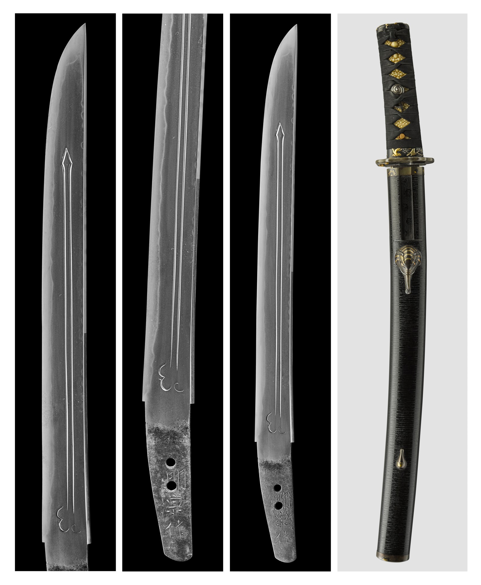 A tanto | Signed Sukemune saku (made by Sukemune [Shimada]) | Muromachi ...