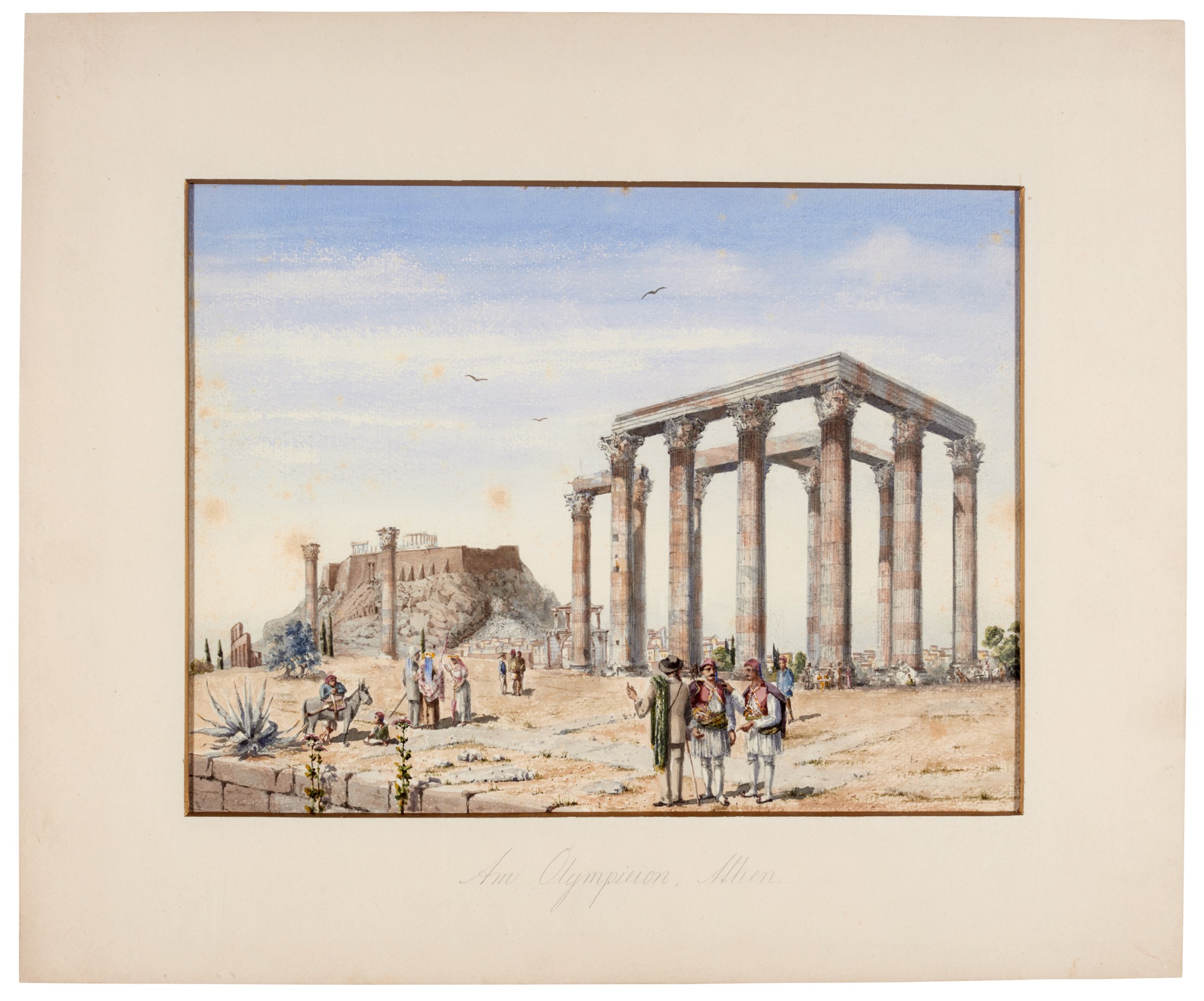 Levantine watercolours | A set of fifty watercolours of Egypt, Syria ...