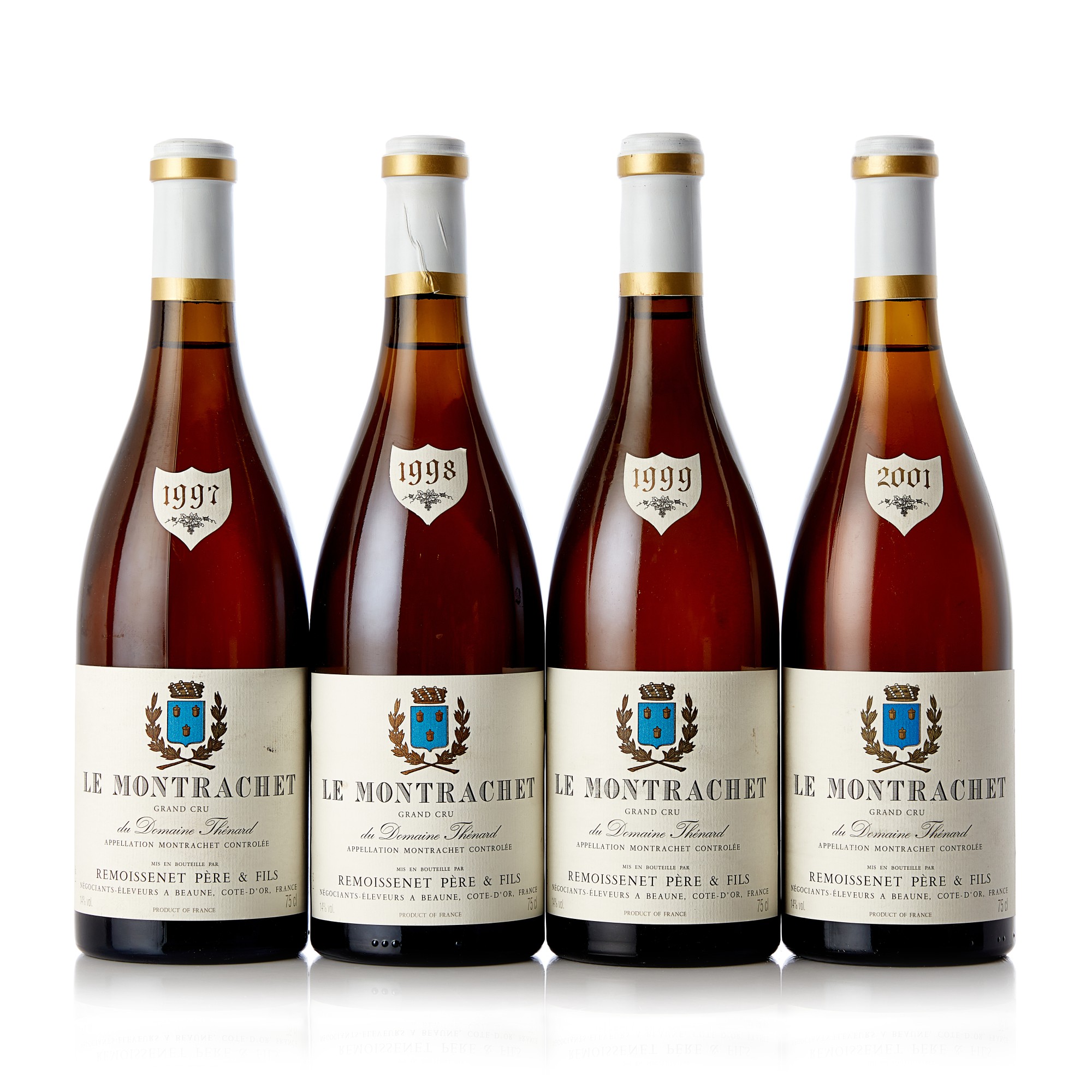 Montrachet, Domaine Baron Thénard Remoissenet Père & Fils "Vertical" (4 ...