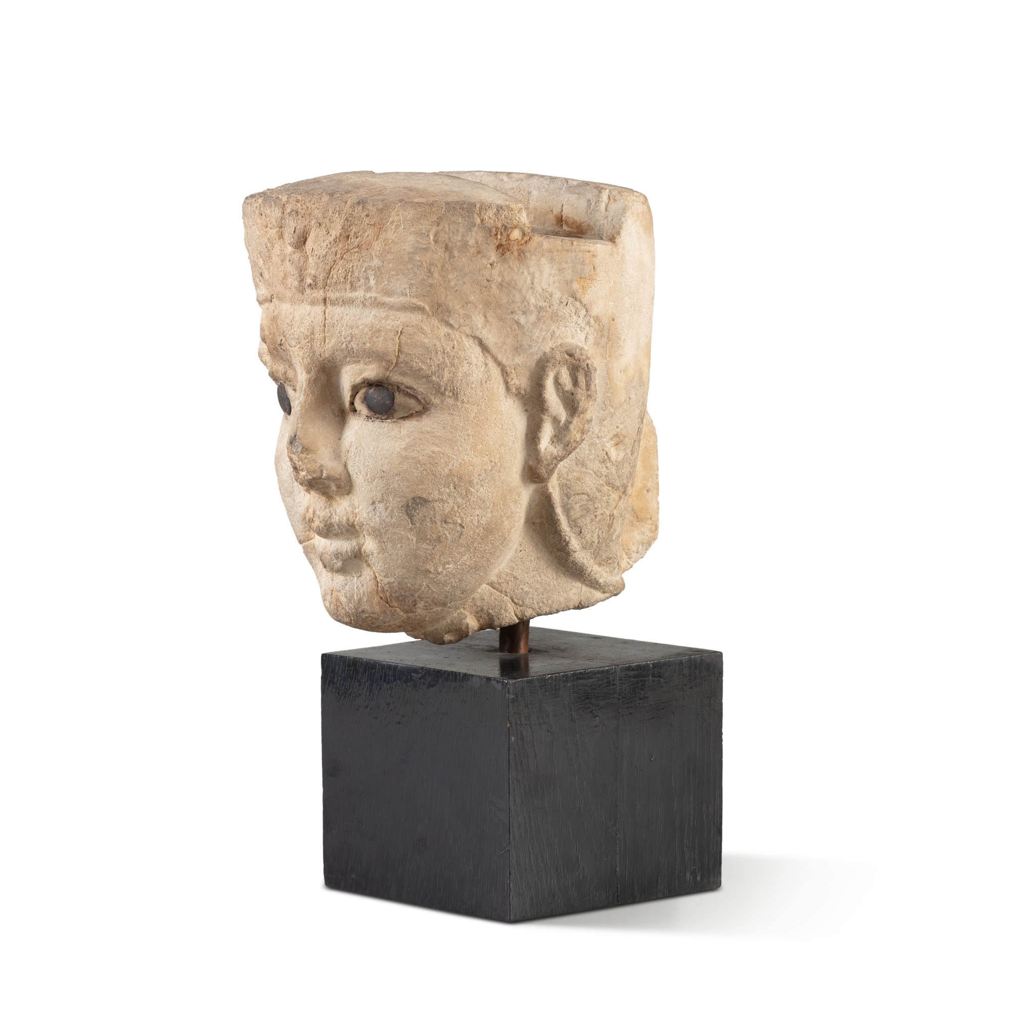 An Egyptian Limestone Head of Amun, Late Period, circa 716-30 B.C ...