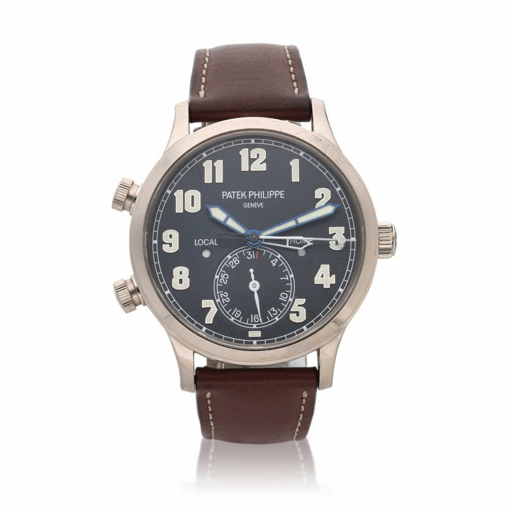 Patek Philippe Pilot Travel Time Reference 5524G-001, A White Gold ...
