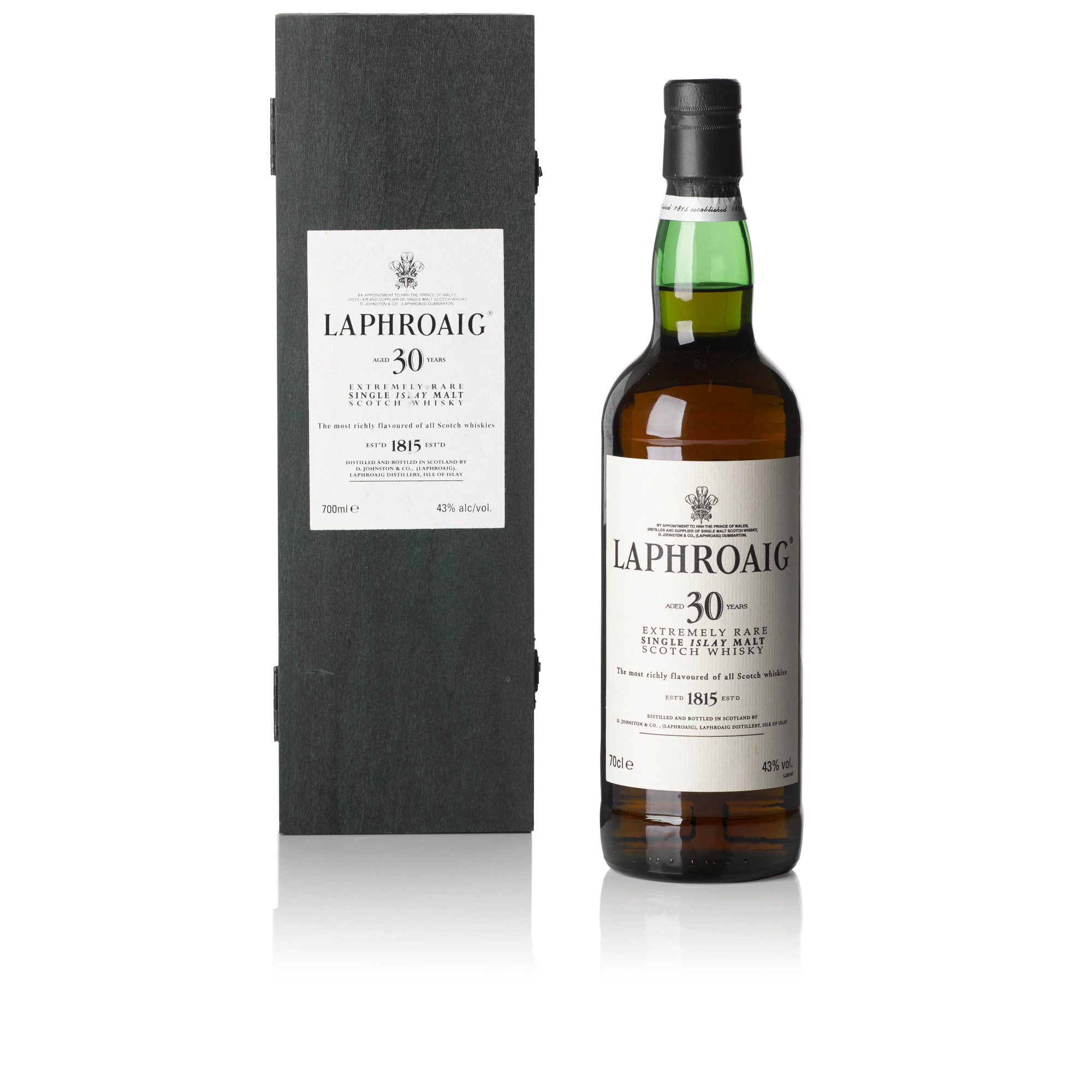 Laphroaig Extremely Rare 30 Year Old 43.0 abv NV | The Ultimate Whisky ...