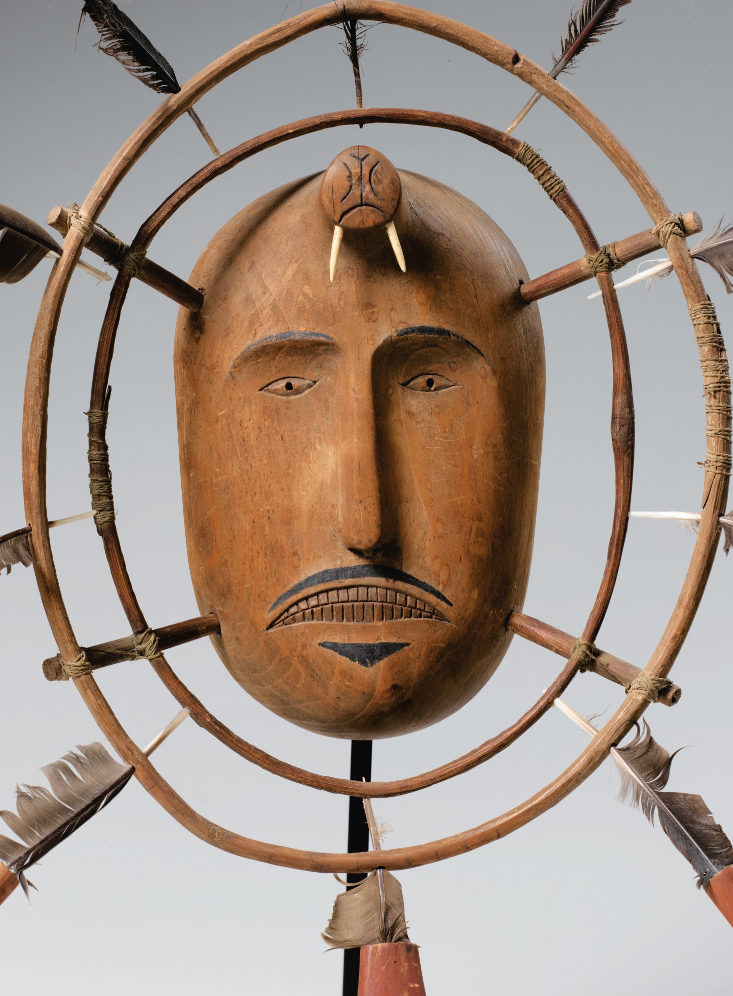 MASQUE COMPLEXE, YUP'IK, ILE DE NUNIVAK, ALASKA | Jamais perdu en mer ...