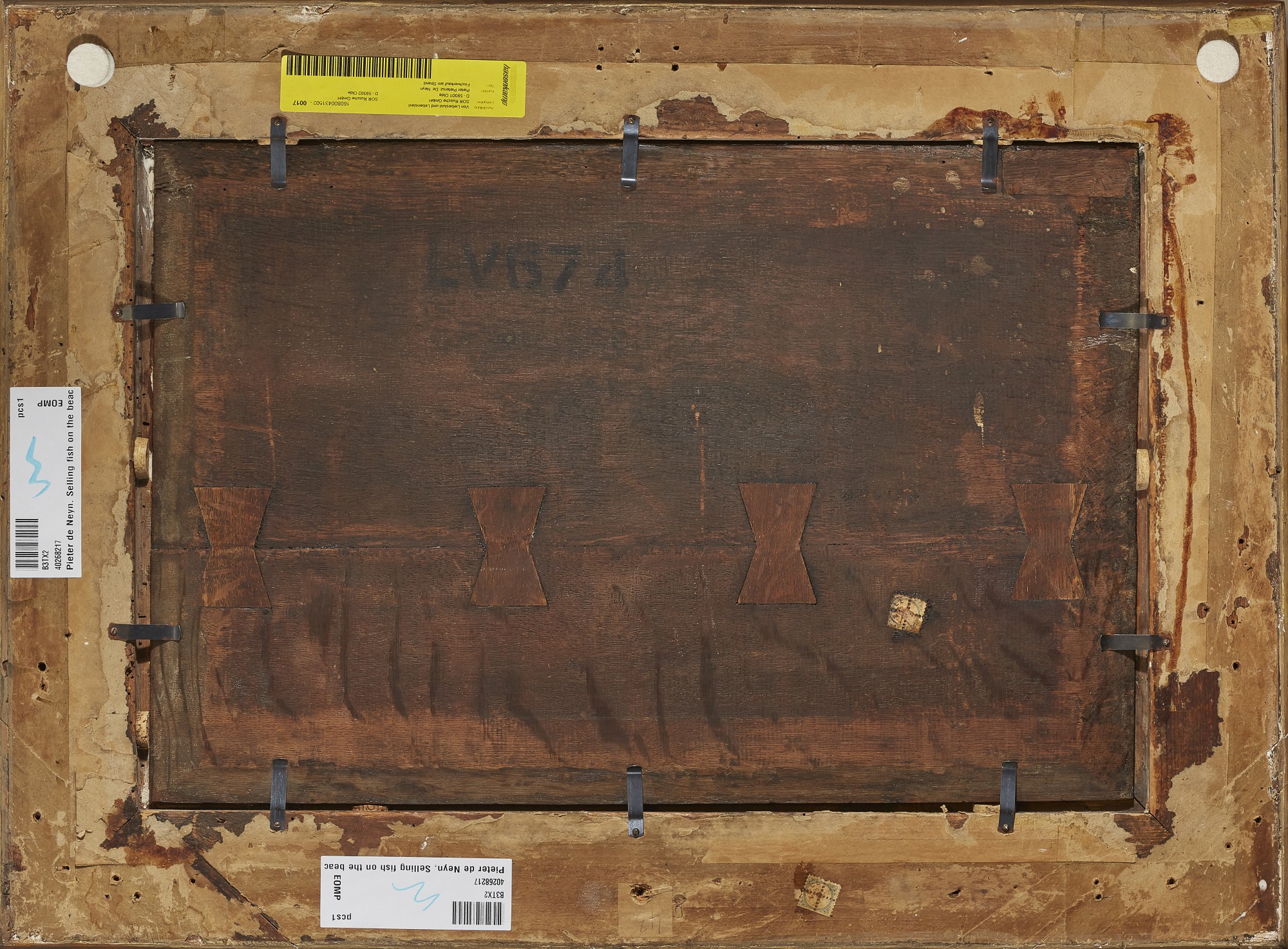 PIETER DE NEYN | LANDSCAPE WITH FISH VENDORS ON THE BEACH | The SØR ...