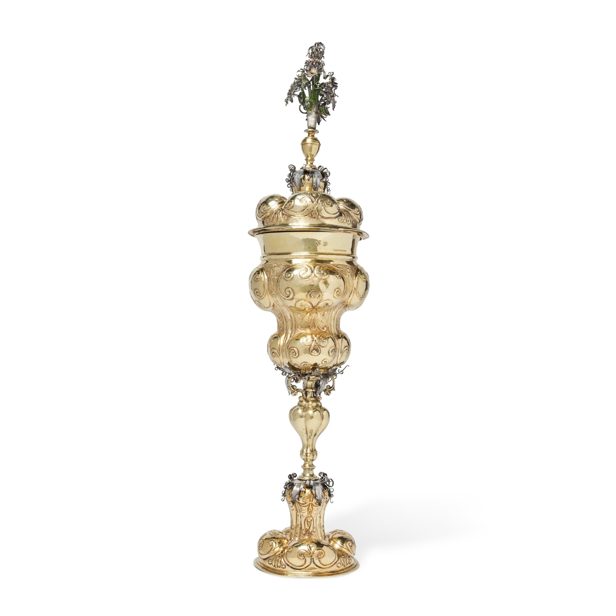 A German Silver-Gilt Cup and Cover, Hans Wassmundus, Nuremberg, Circa ...