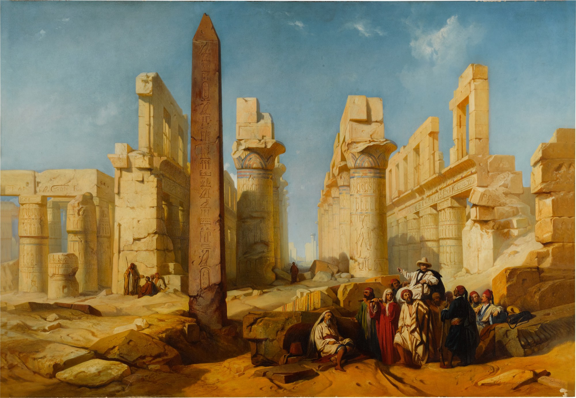 Ruins of the Palace of Karnak at Thebes | European & British Art | 2021 ...