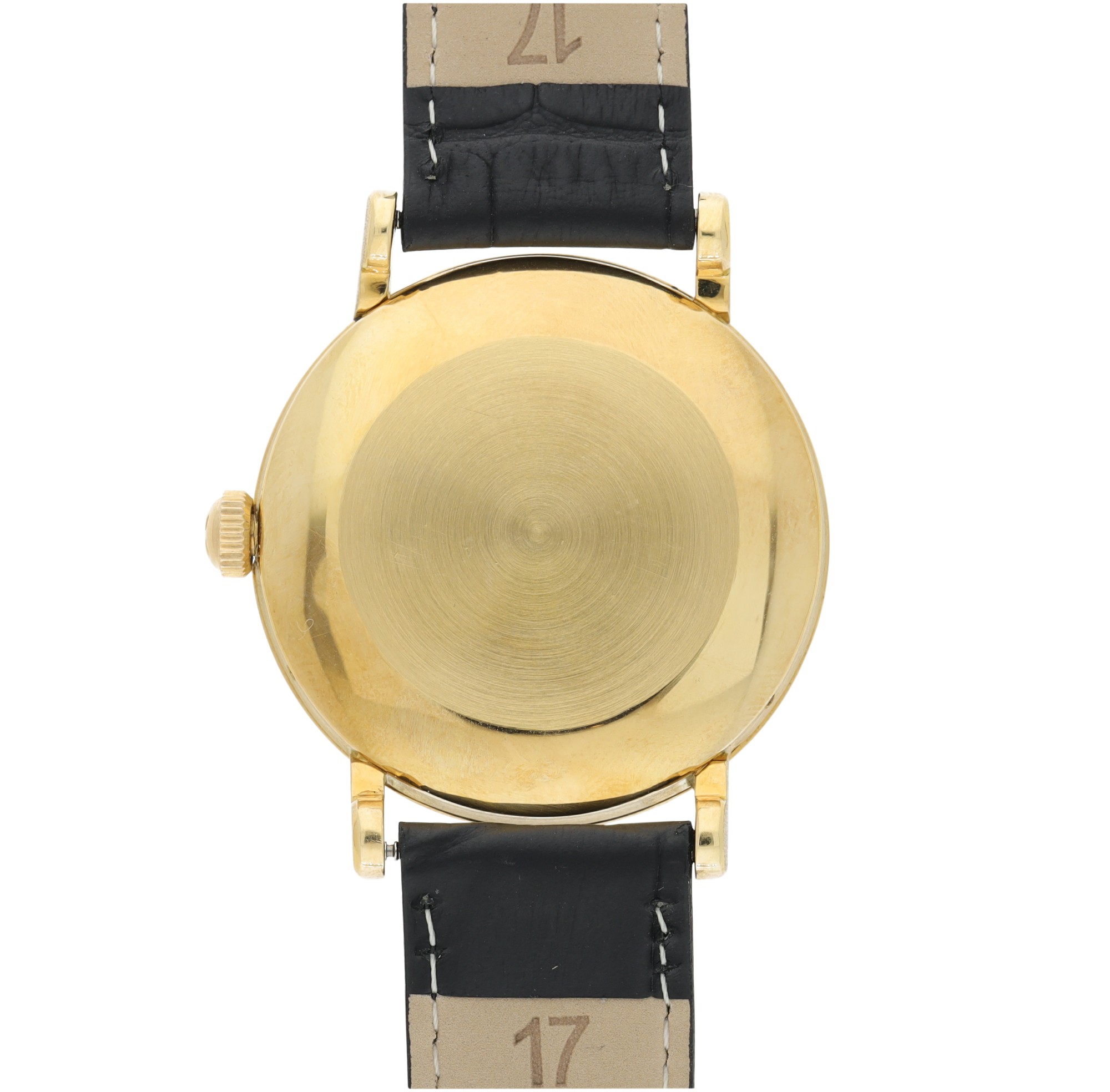 OMEGA | REFERENCE 2485 A YELLOW GOLD TRIPLE CALENDAR WRISTWATCH WITH ...