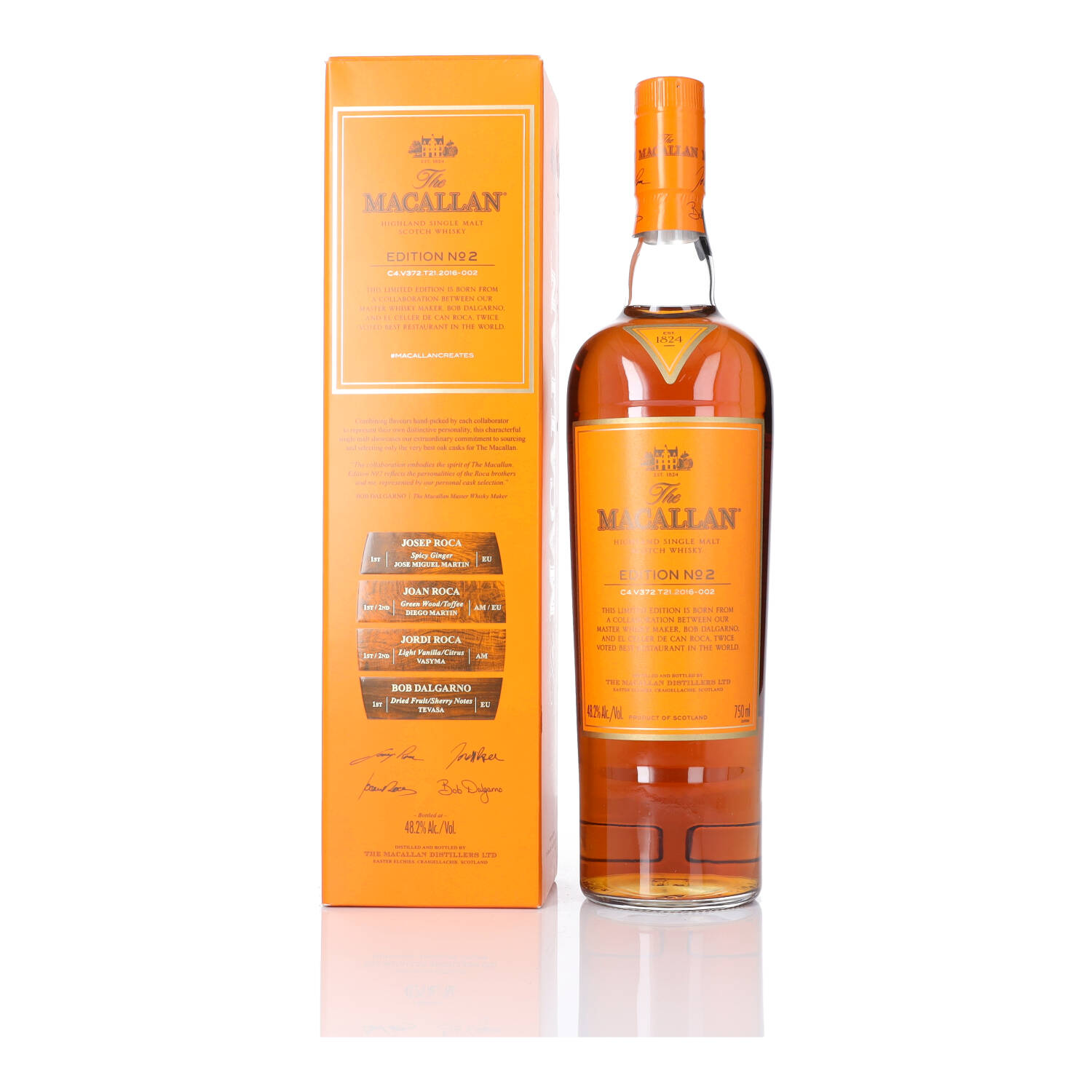 The Macallan Edition No.2 48.2 abv NV (1 BT 75cl) | Whisky & Whiskey ...