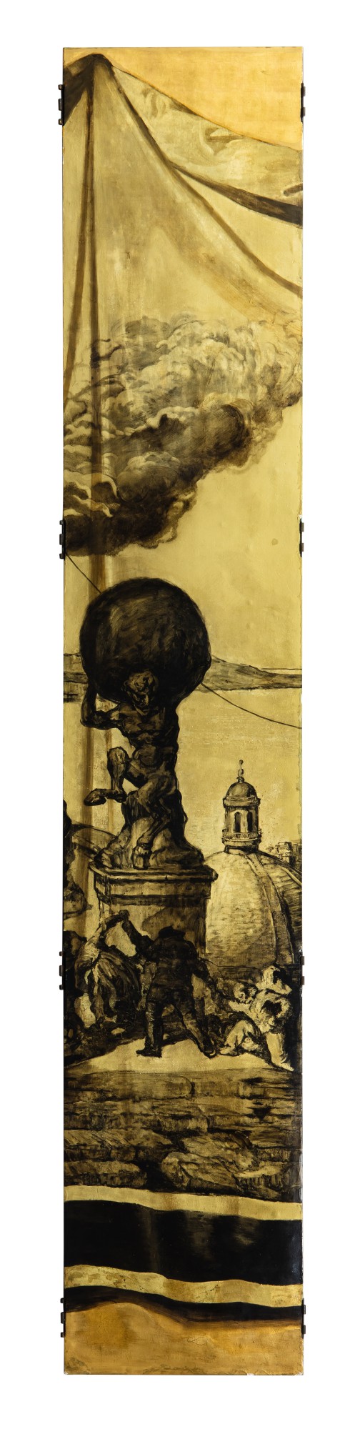 José María Sert (1874-1945) 'Vision de Naples' An eleven-leaf screen ...