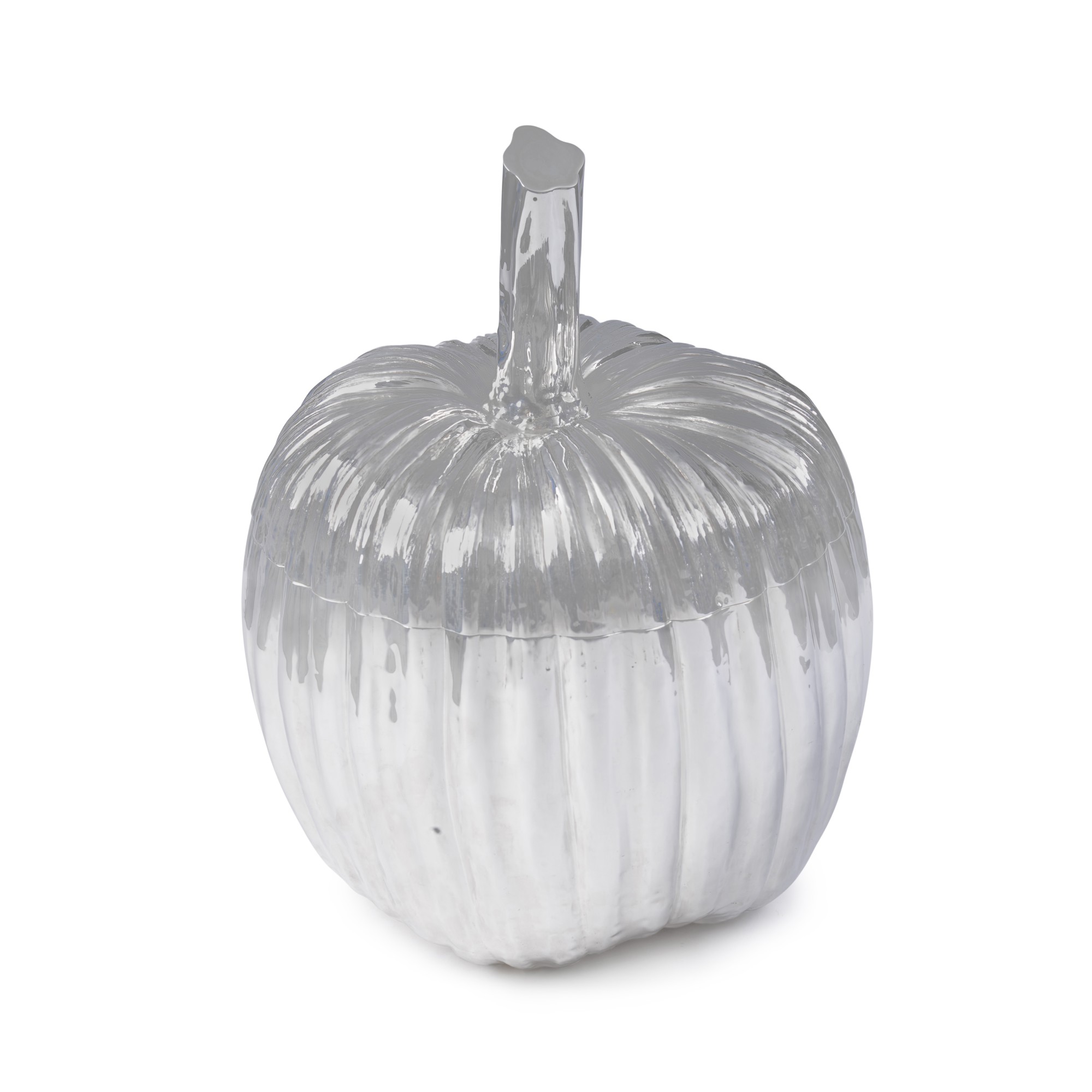 An Italian Silver Pumpkin-Form Box, Fratelli Cacchione, Milan, Retailed ...