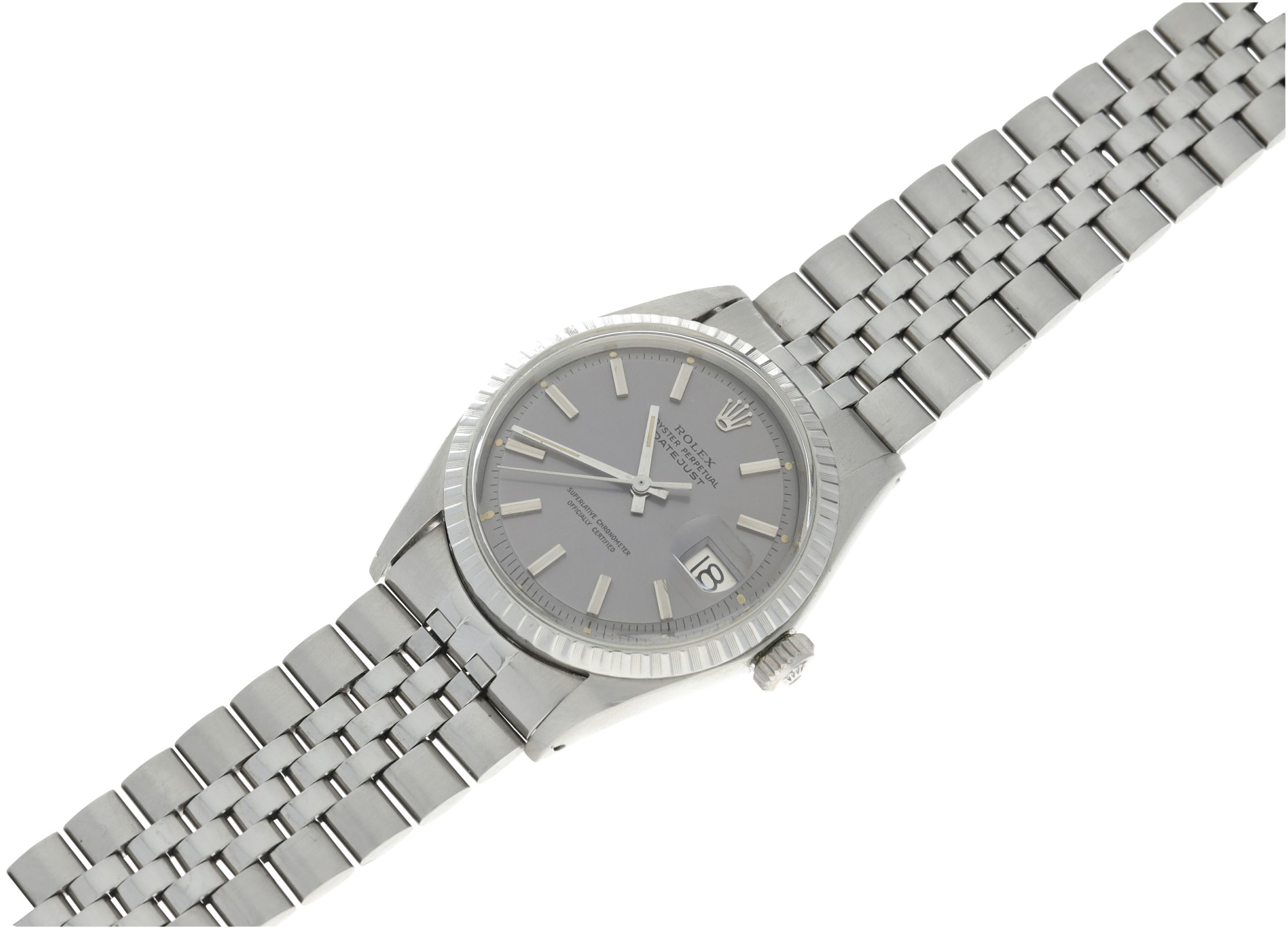 ROLEX | REFERENCE 1603 DATEJUST A STAINLESS STEEL AUTOMATIC WRISTWATCH ...