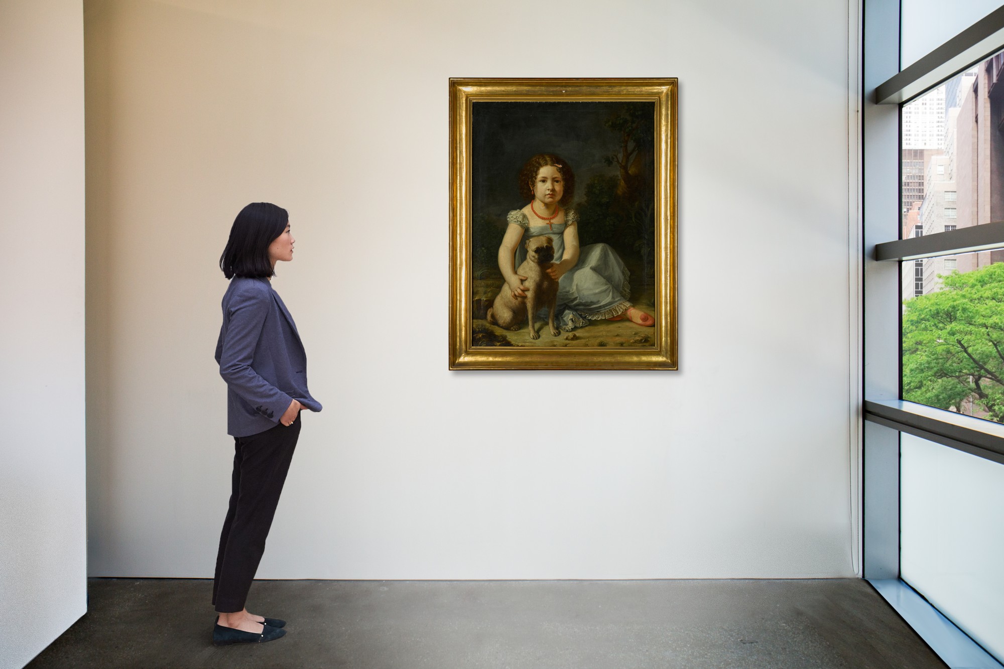 Portrait of a girl, said to be Marie Josefa 'Mariquita' Zschokke, née ...