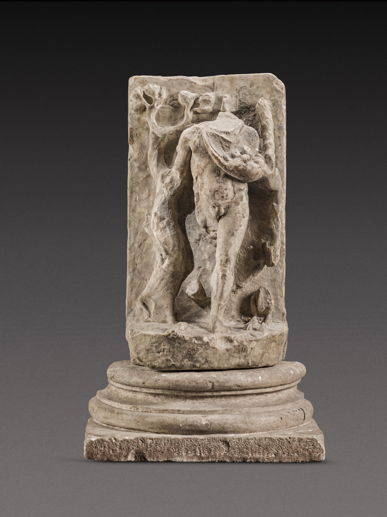 A Roman Marble Votive Relief to Silvanus, 2nd/3rd Century A.D ...