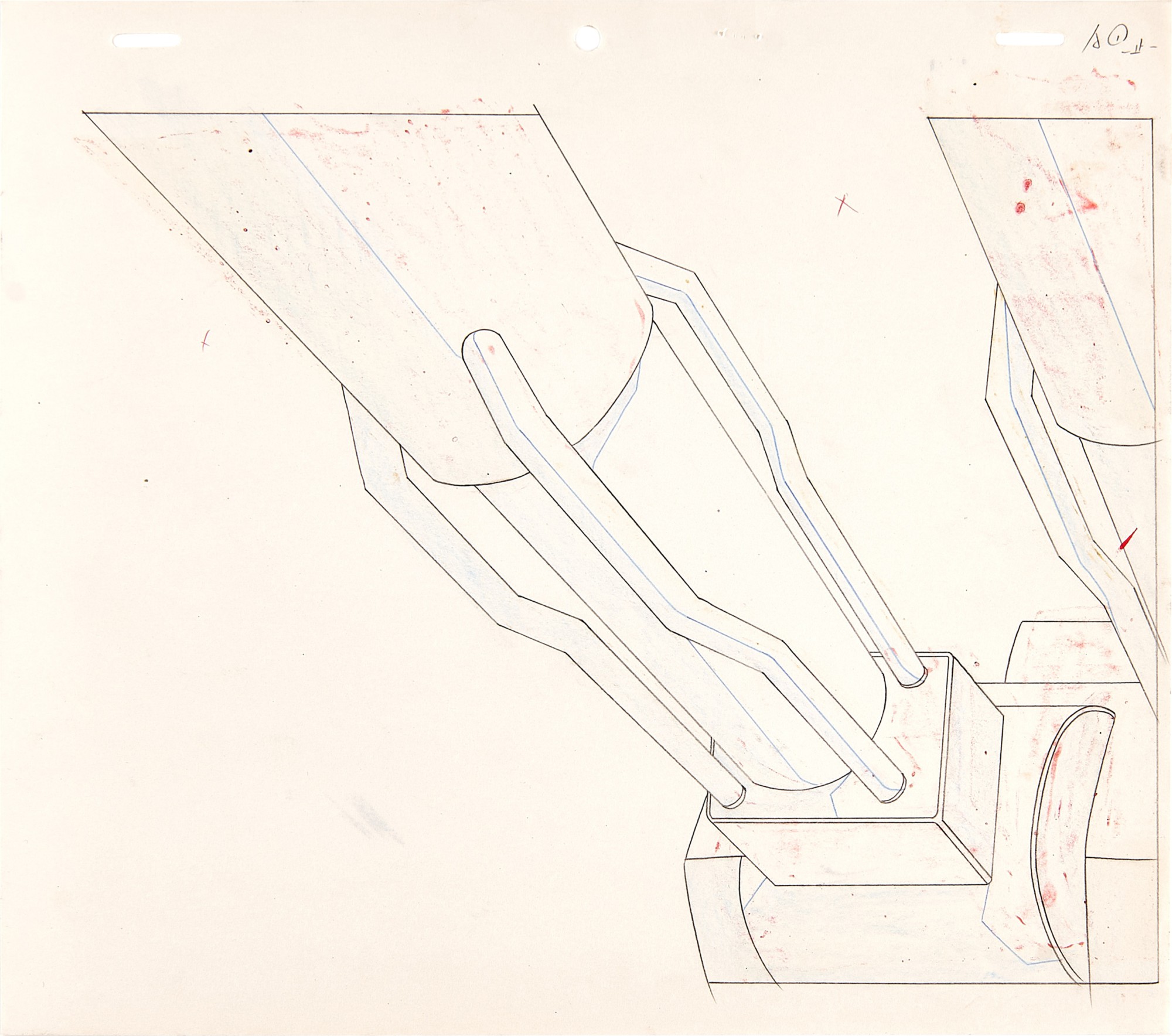 Group of Transformers Animation Cels with Dougas and Printed Background ...