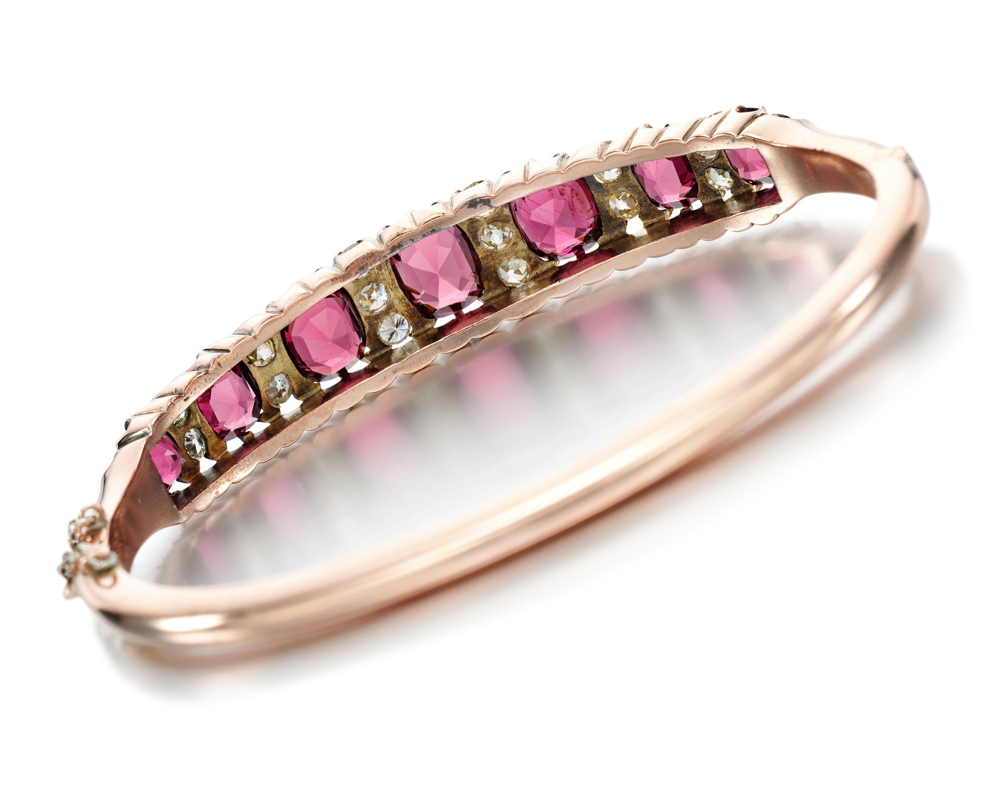 SPINEL AND DIAMOND BANGLE | Fine Jewels | Jewellery | Sotheby's