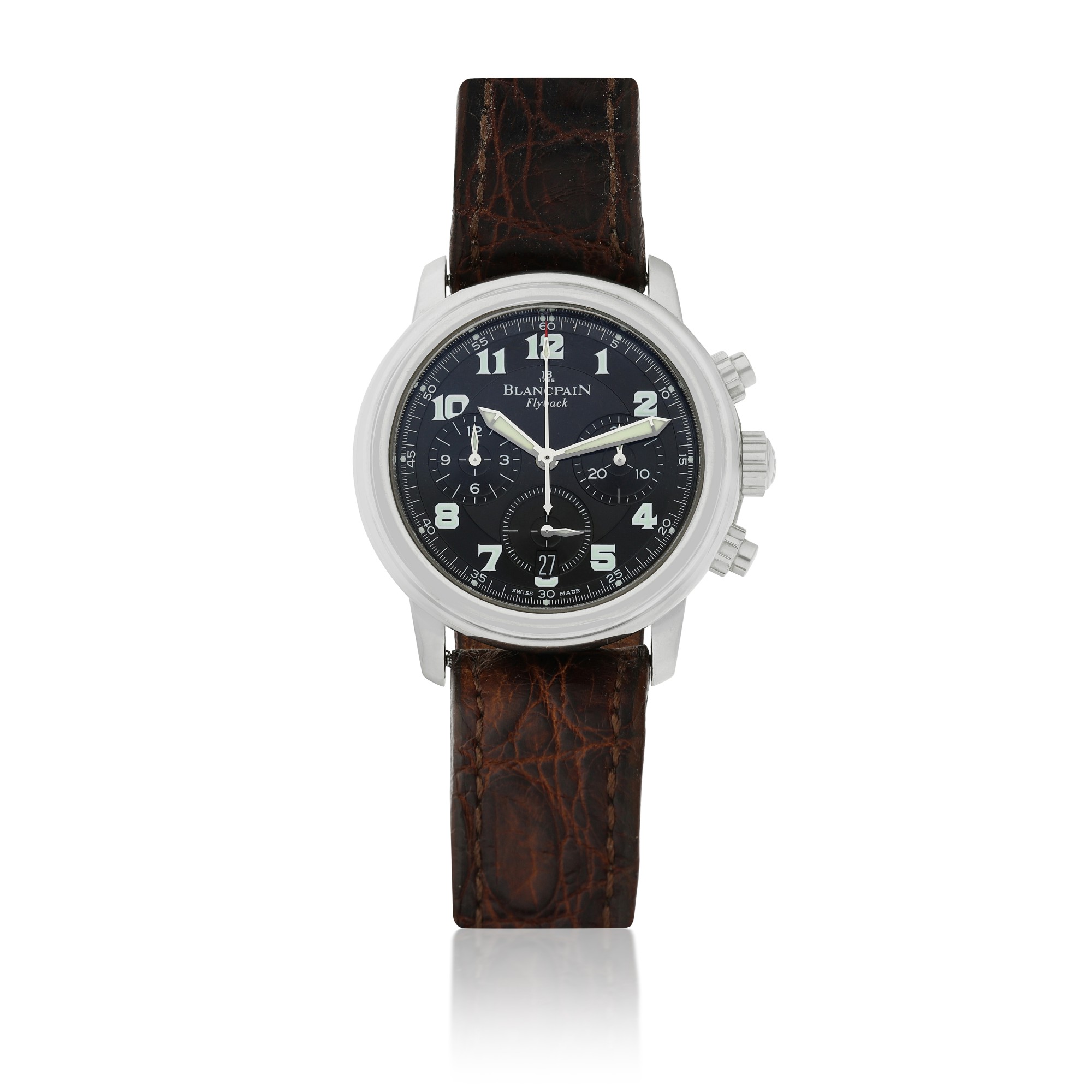 BLANCPAIN | LEMAN, A STAINLESS STEEL AUTOMATIC FLY BACK CHRONOGRAPH ...