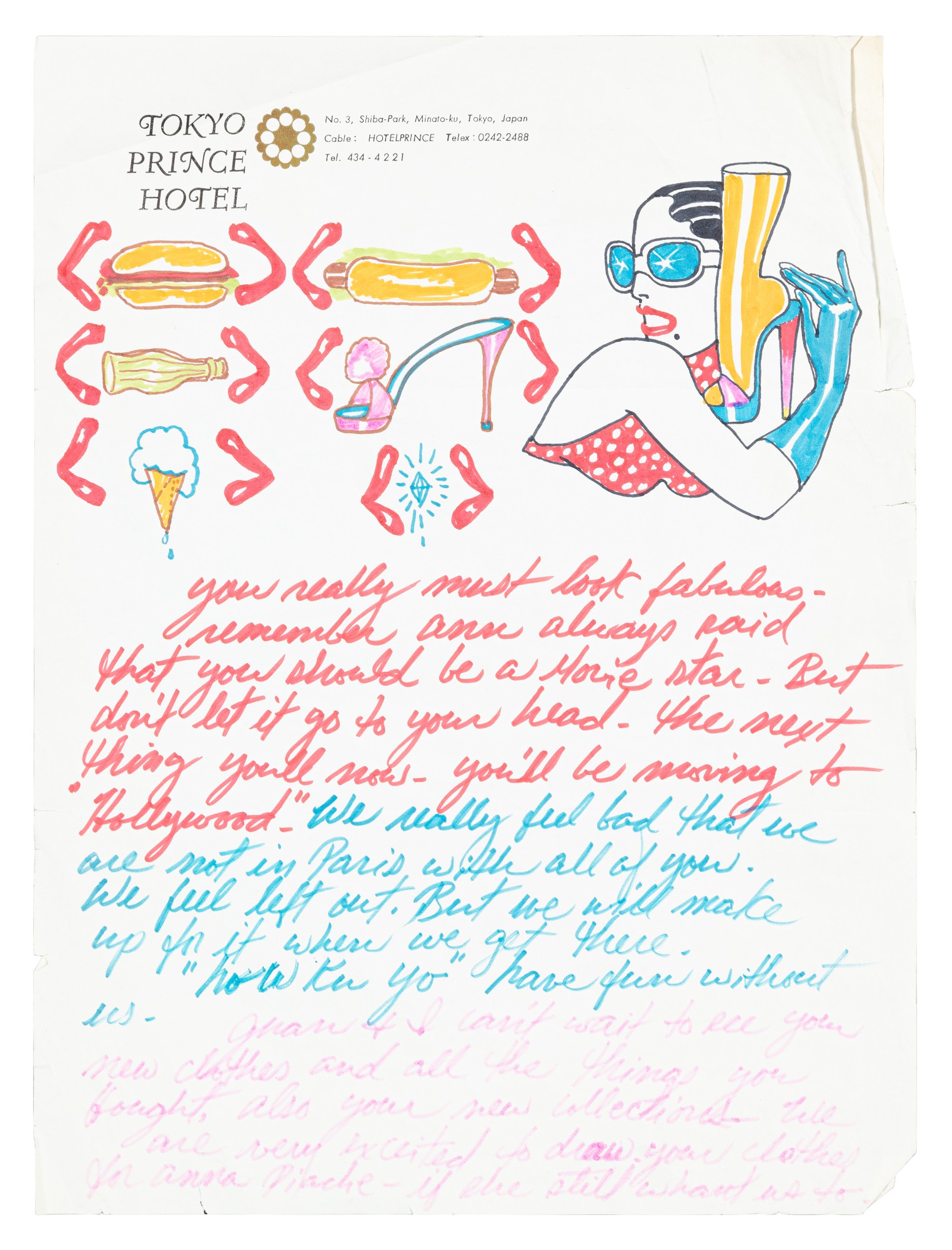a five-page autograph letter to Karl Lagerfeld, mid 1970s | KARL, Karl ...