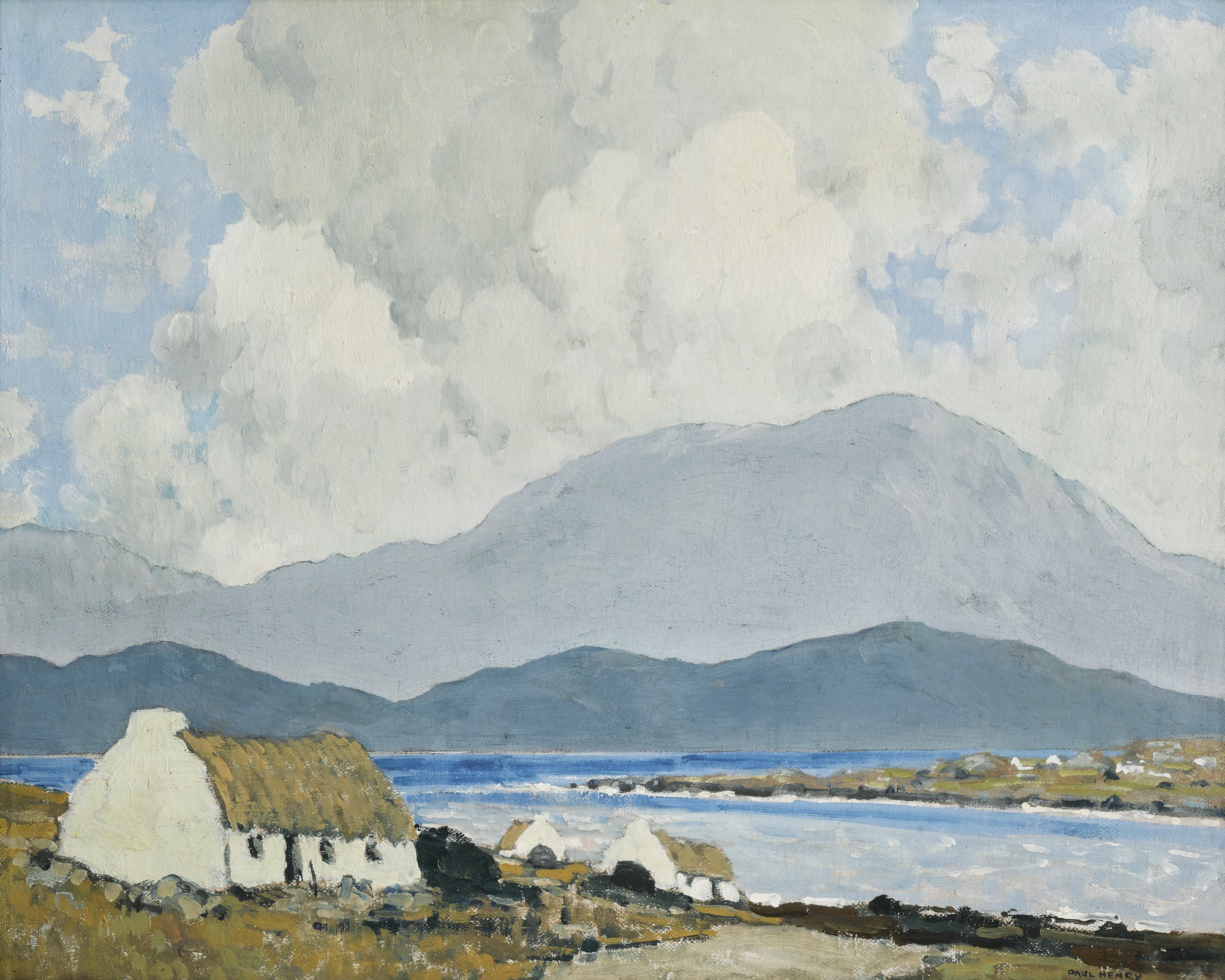 PAUL HENRY, R.H.A., R.U.A. | ON ACHILL SOUND | 44 Fitzwilliam Square ...