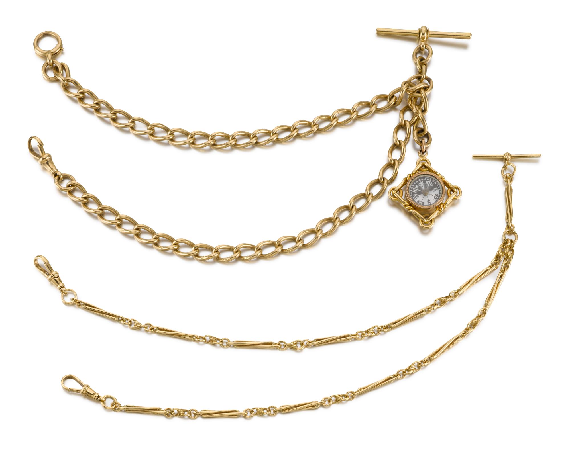 VARIOUS, TWO WATCH CHAINS | Gentlemen’s Accessories Online | 2019 ...