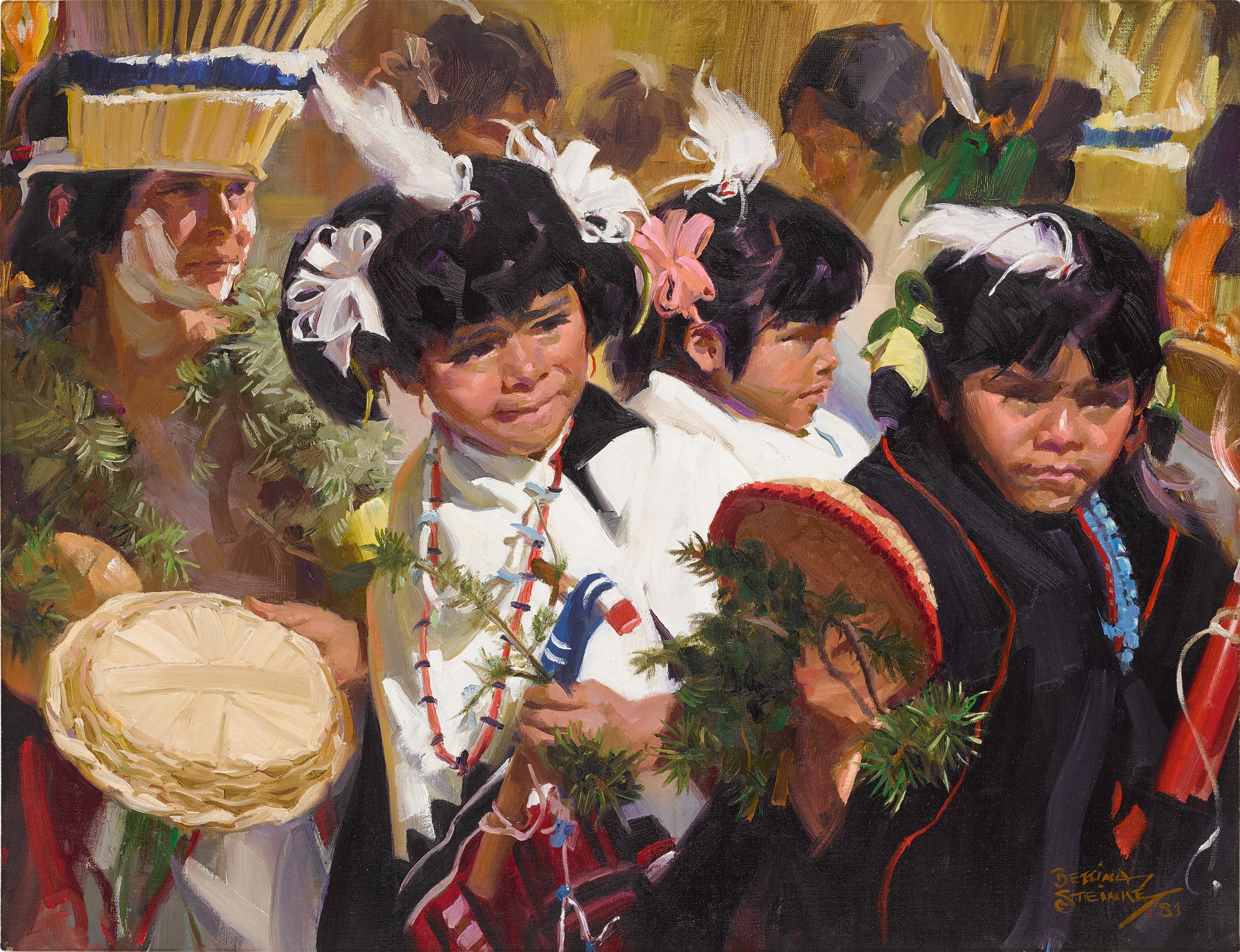 Gathering for the Basket Dance | Majestic America: Property from an ...