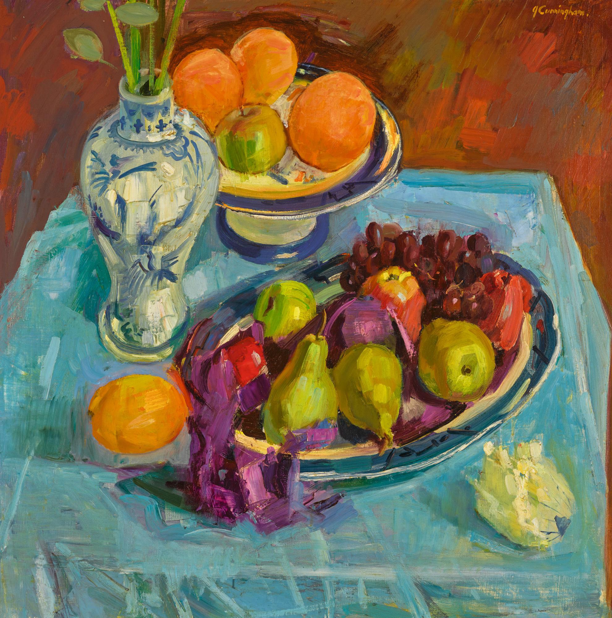 JOHN CUNNINGHAM, R.G.I. | STILL LIFE WITH FRUIT | Scottish Art | 2019 ...