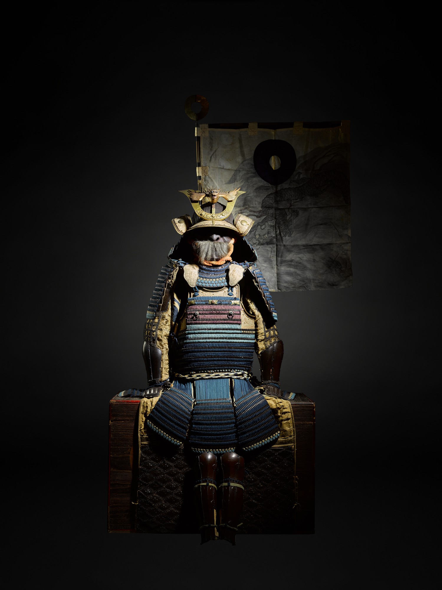 An iroiro-odoshi honkozane nimai-do gusoku [armour] | Edo period, 18th ...