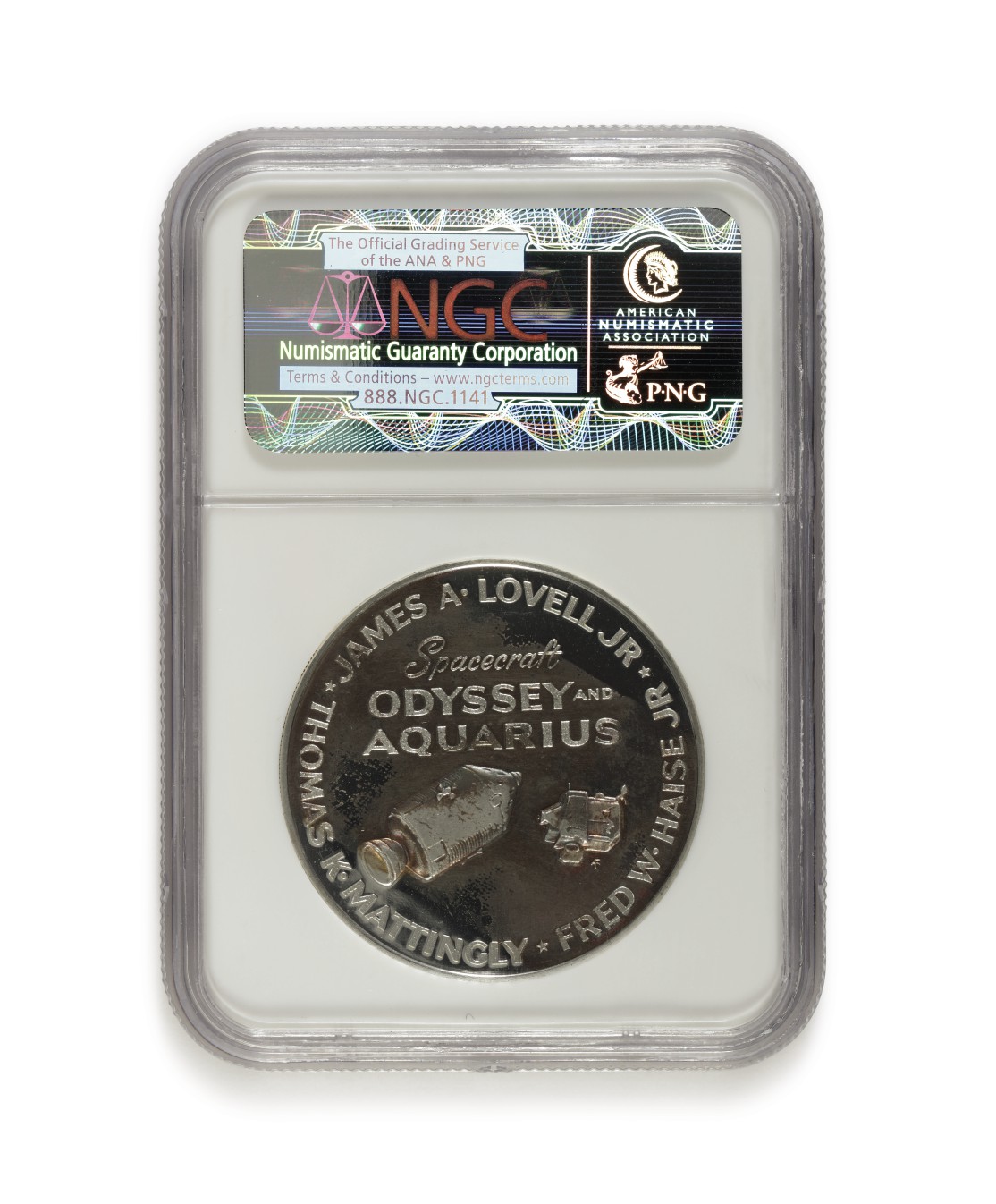 [Apollo 13] — Commander James Lovell's Apollo 13 Franklin Mint ...