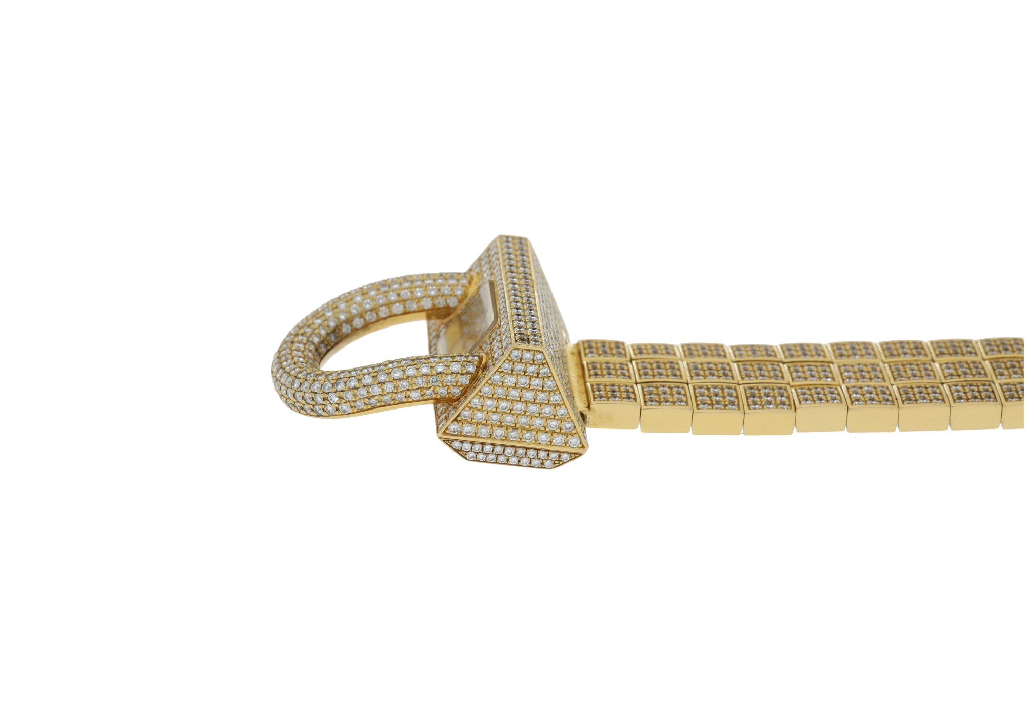 VAN CLEEF & ARPELS | CADENAS A YELLOW GOLD AND DIAMOND-SET BRACELET ...