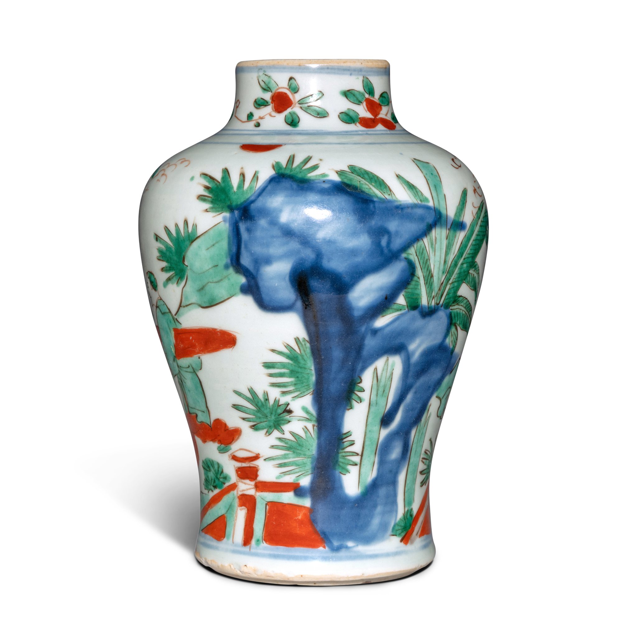 A wucai 'official' vase, 17th century | 十七世紀 五彩高士圖瓶 | CHINA / 5000 ...